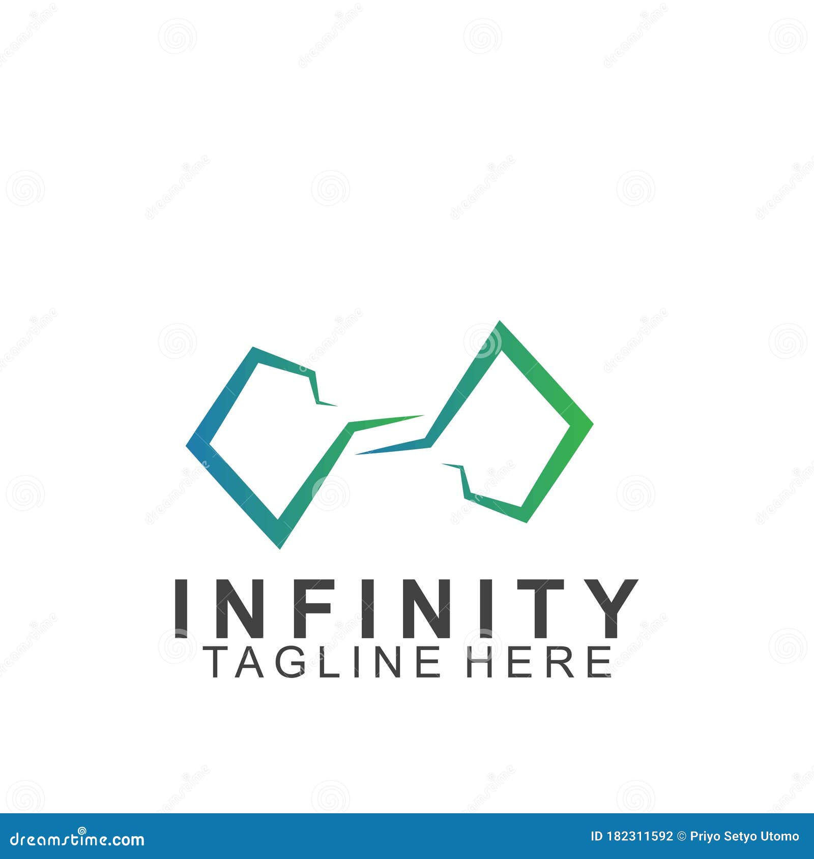 Premium Infinity Logo Design Stock Illustration - Illustration of ...