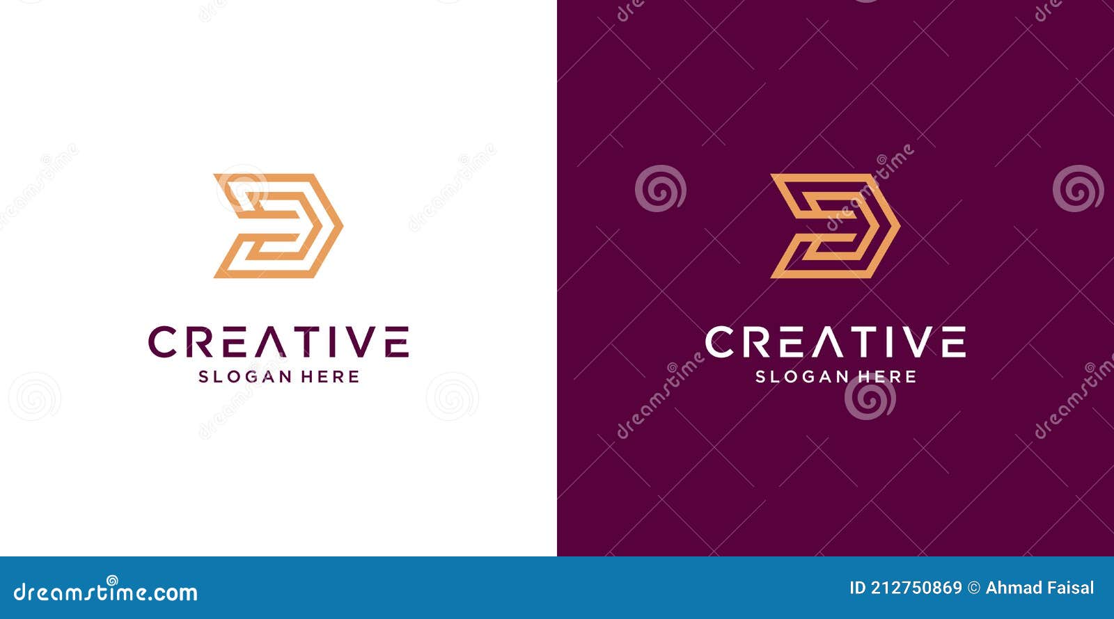 Premium Letter D Logo Design Vector Stock Vector - Illustration of font ...