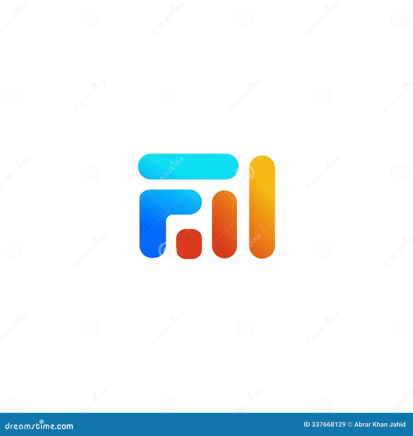 Premium Letter Vector Logo Template Stock Vector - Illustration of ...