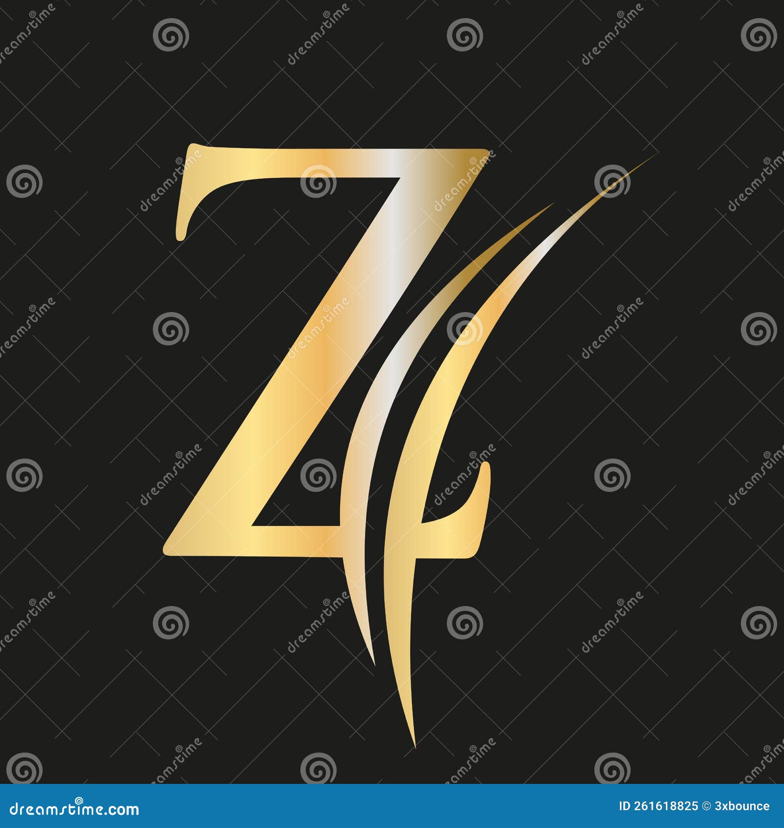 Premium Letter Z Logo Design with Water Wave Concept. Z Letter Logo ...