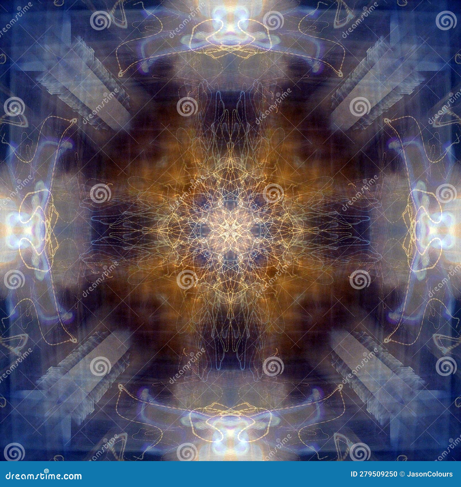 Premium Light Code Mandala Technology Pattern Tile Pavement Star Power ...