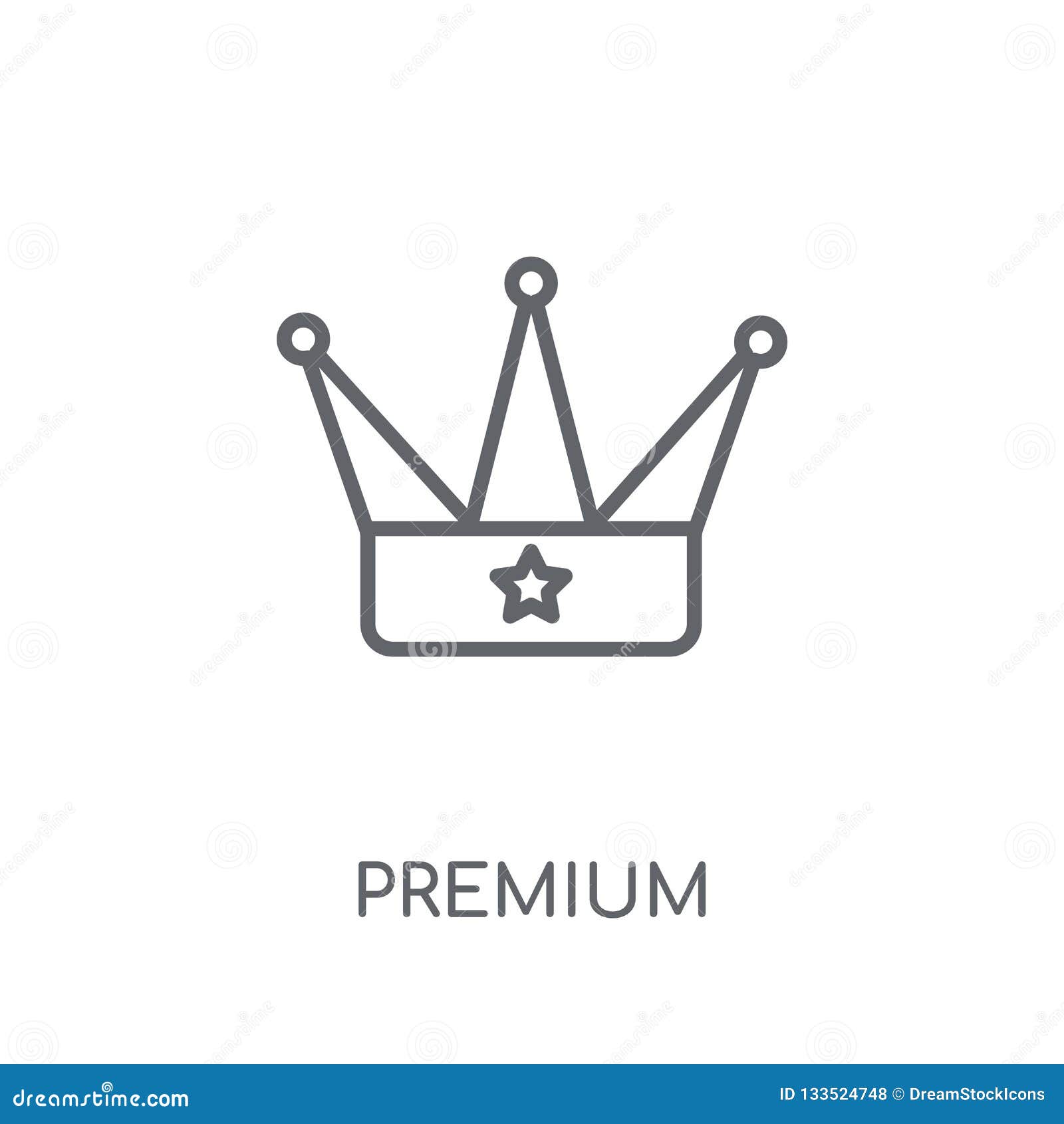 Premium Linear Icon. Modern Outline Premium Logo Concept on Whit Stock ...