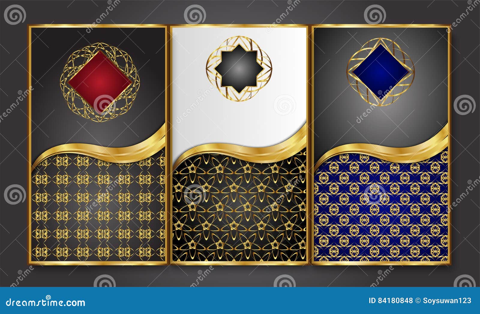 Premium Luxury Cards,Retro Background. Stock Vector - Illustration of ...