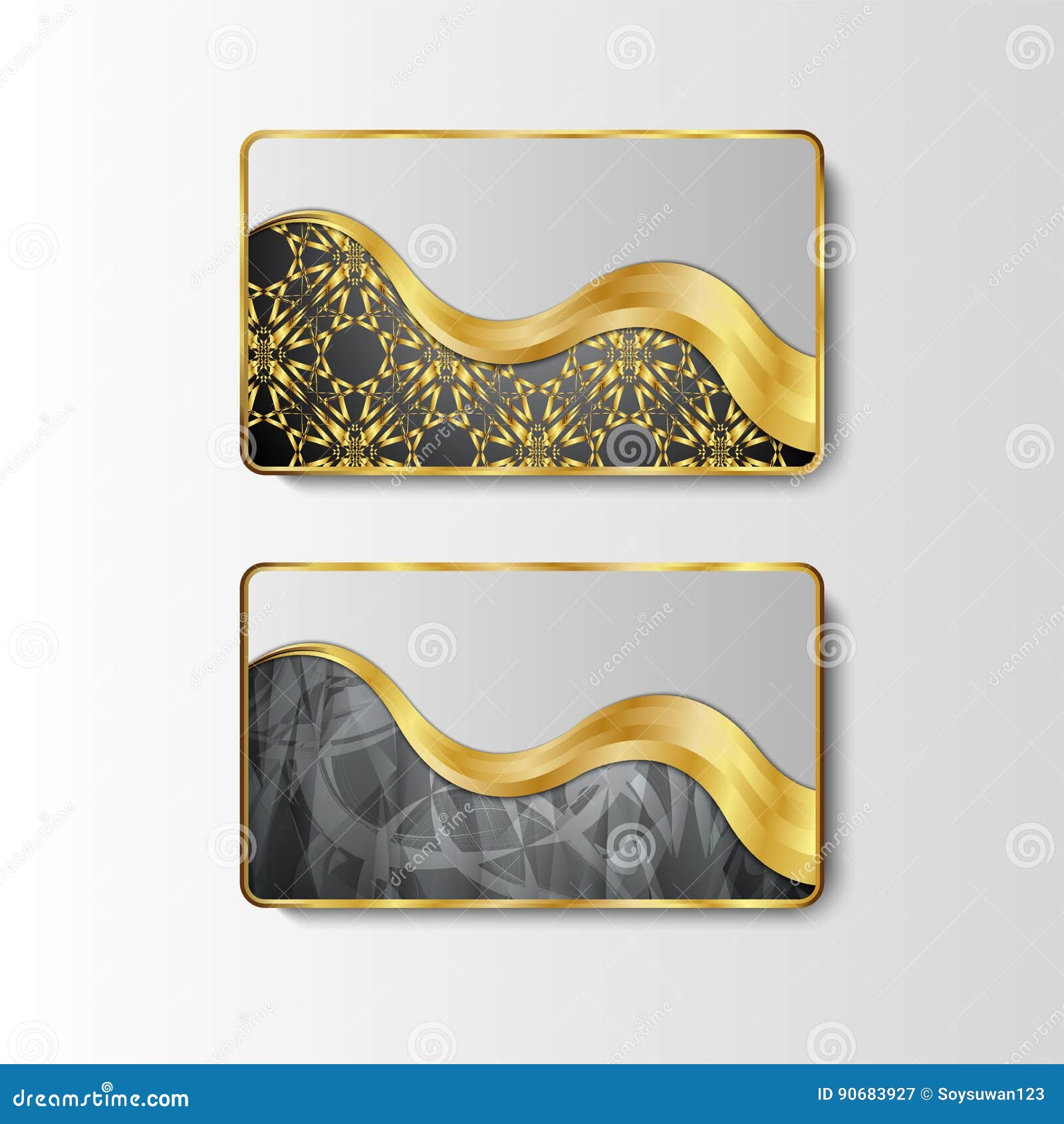 Premium Luxury Cards,Retro Backgrounds. Stock Vector - Illustration of ...