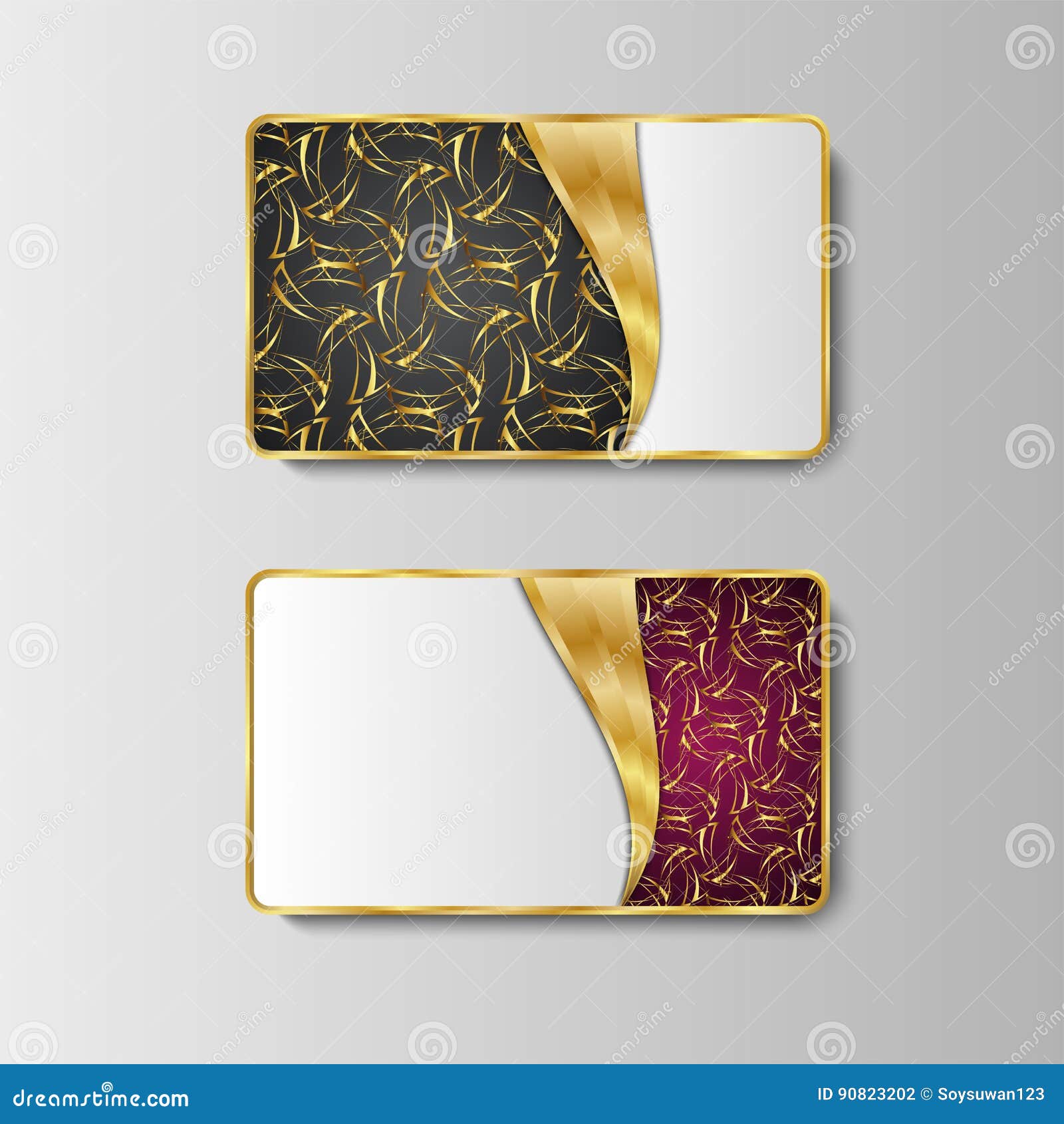 Premium Luxury Cards,Retro Backgrounds. Stock Vector - Illustration of ...