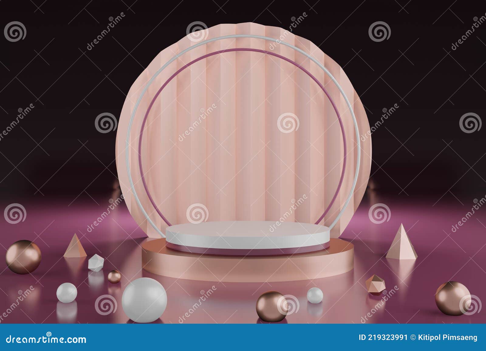 Premium Luxury 3d Render Podium Studio Background for Display Product ...