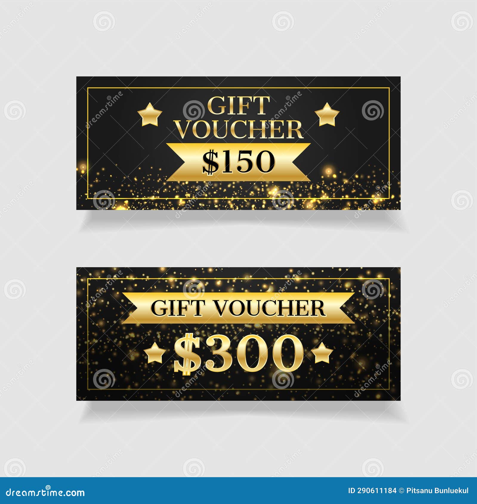 Premium and Luxury Gift Voucher Template Stock Illustration ...