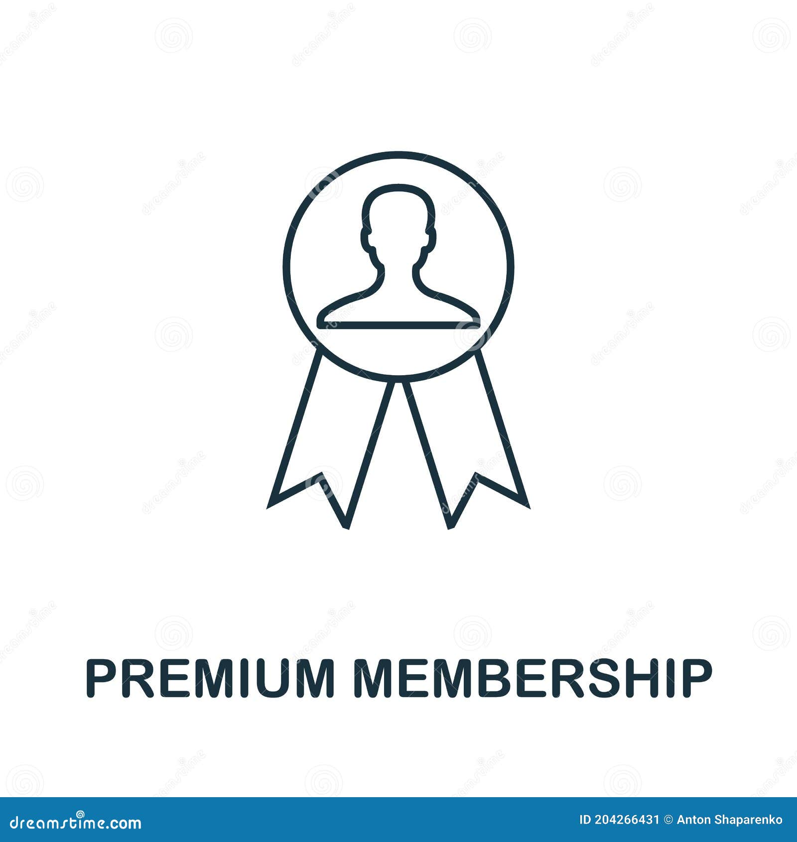 Premium Membership Icon. Line Style Element from Loyalty Program ...