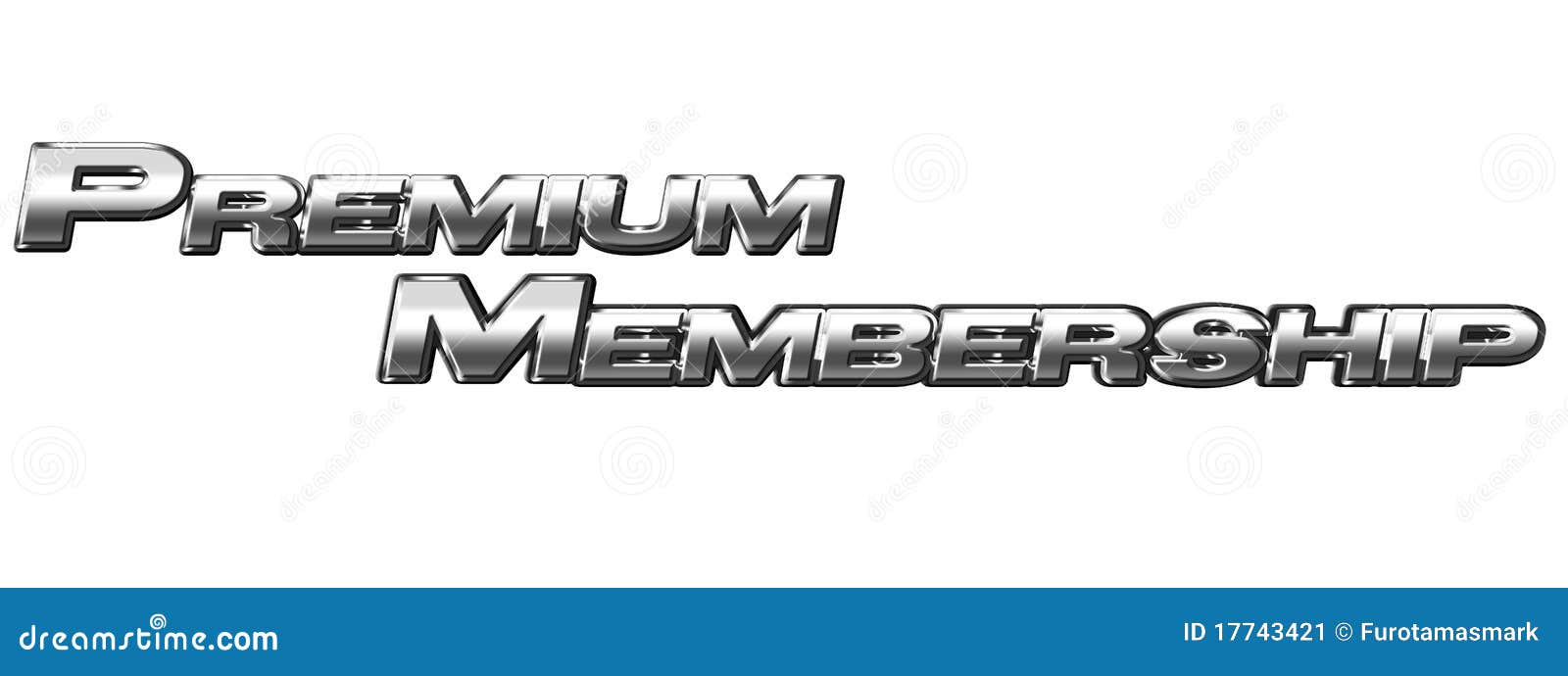 Premium Membership Sign stock illustration. Illustration of member ...
