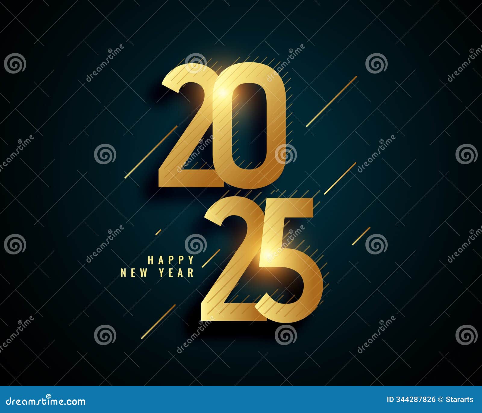 Premium 2025 New Year Festive Background in Modern Style Stock ...