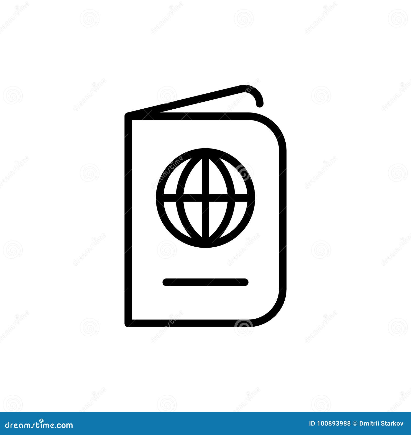Premium Passport Icon or Logo in Line Style. Stock Vector ... Premium Passport Icon or Logo in Line Style. Stock Vector ...