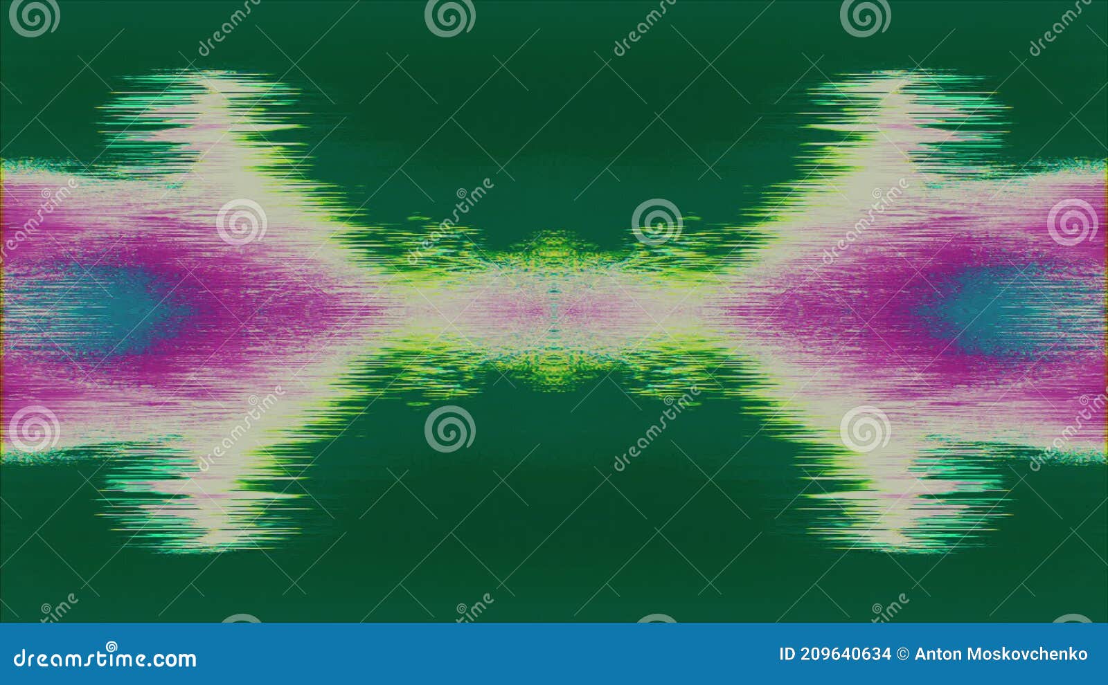 Premium Polychrome Texture. Damaged TV Effect, Computer Generated ...