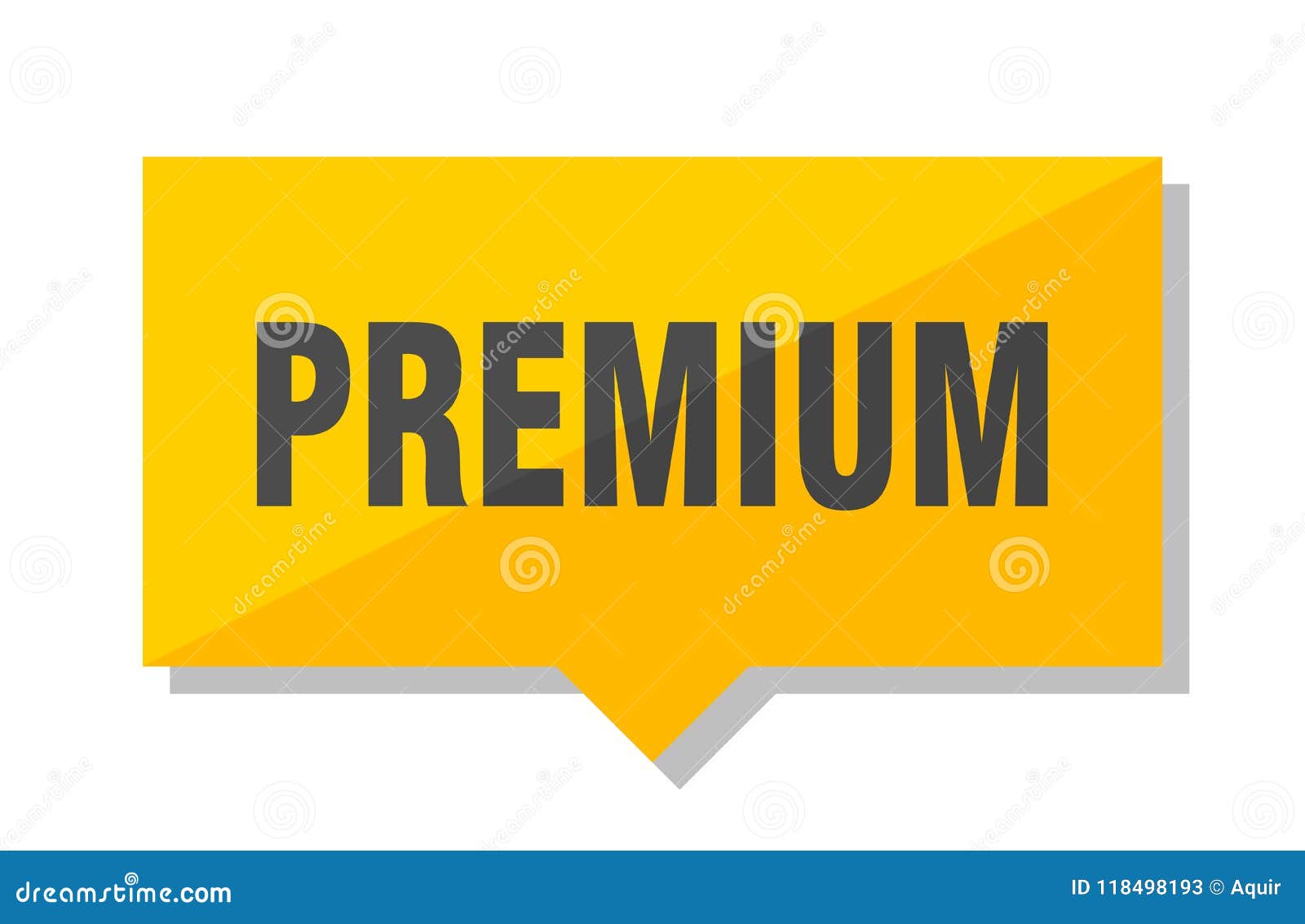 Premium price tag stock vector. Illustration of premium - 118498193