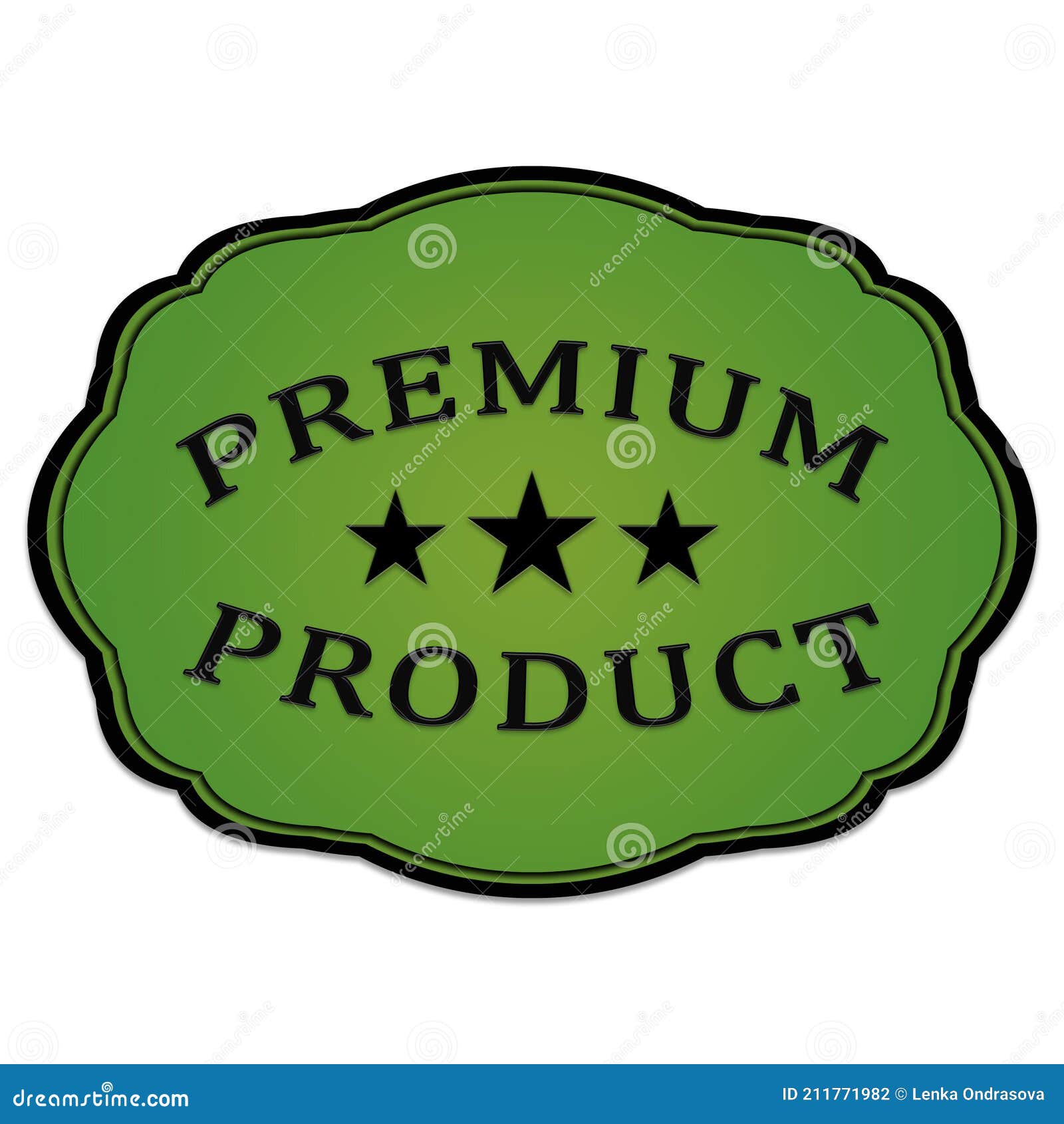Premium product label stock illustration. Illustration of buyer - 211771982