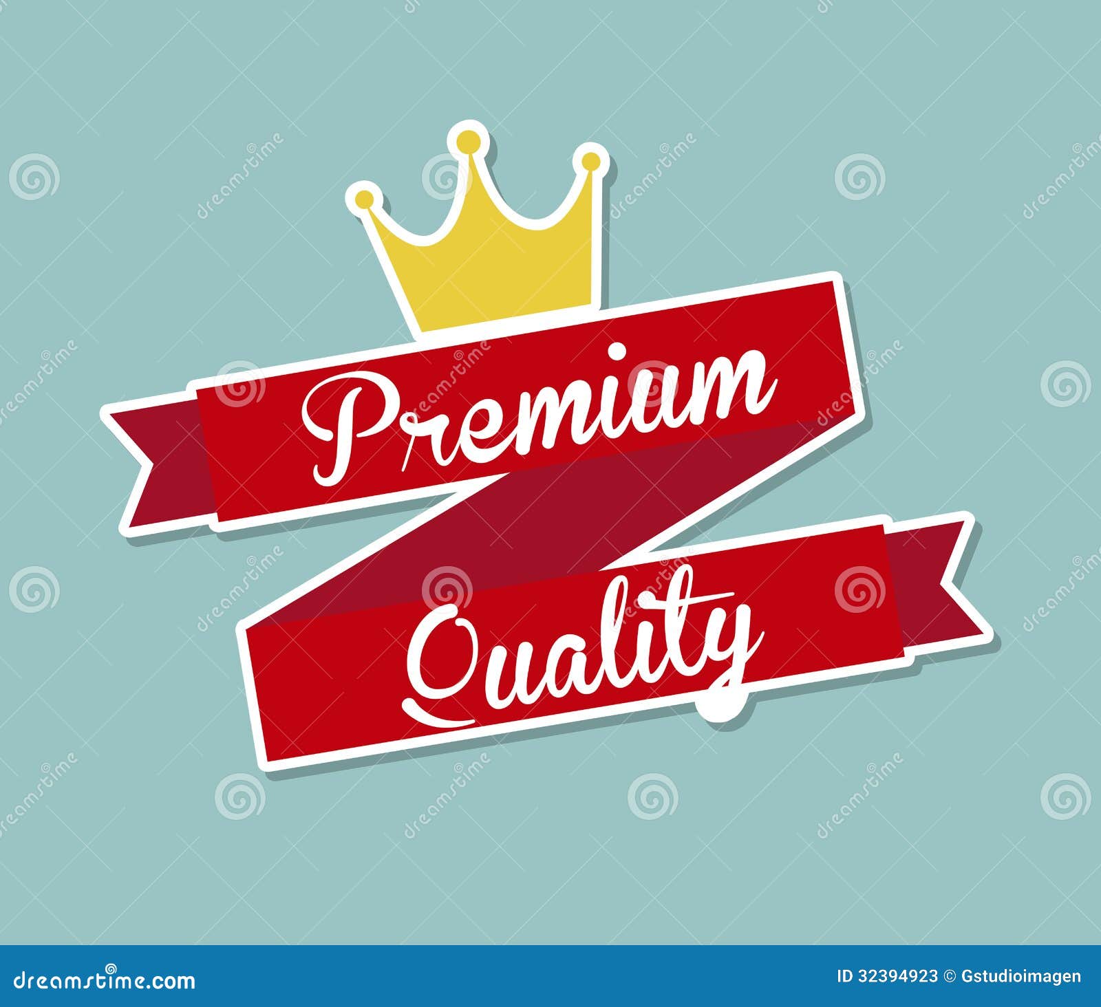 Premium quality stock vector. Illustration of shop, guaranted - 32394923