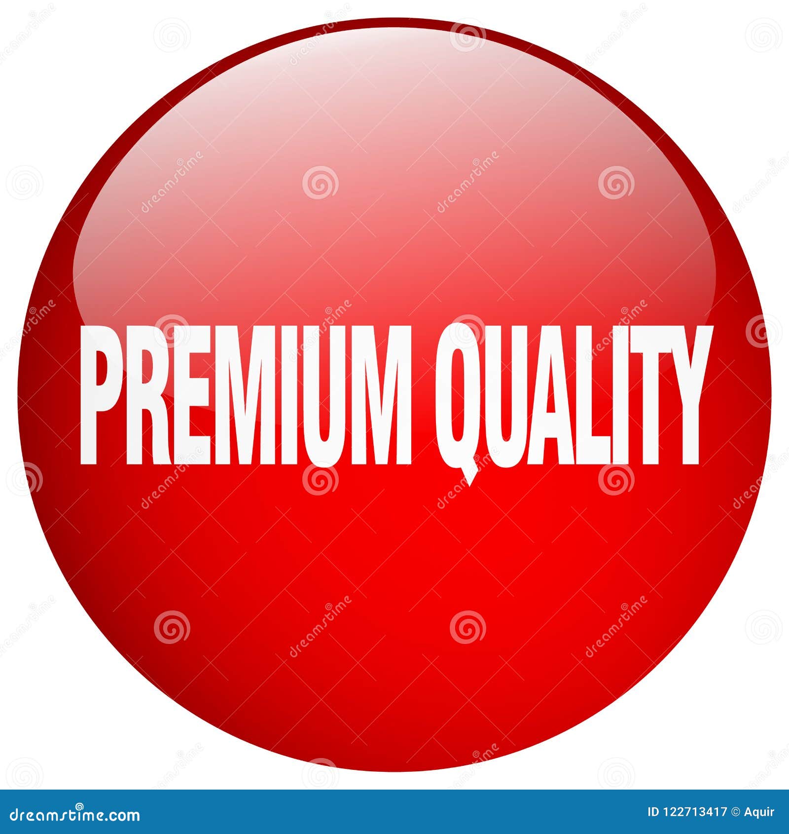 Premium quality button stock vector. Illustration of template - 122713417