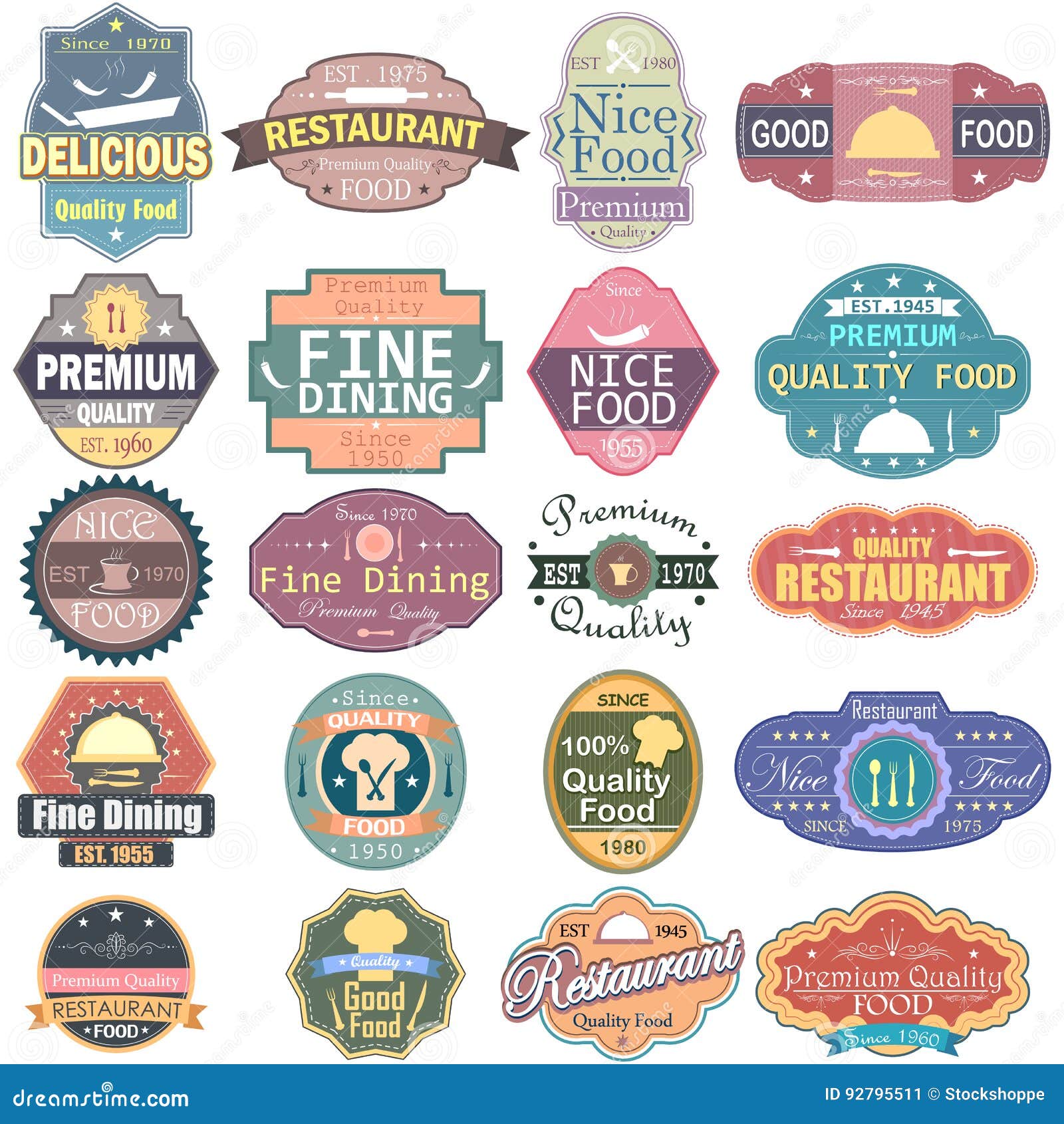Premium Quality Food Label Tag Sticker for Advertisement Stock Vector ... Premium Quality Food Label Tag Sticker for Advertisement Stock Vector ...