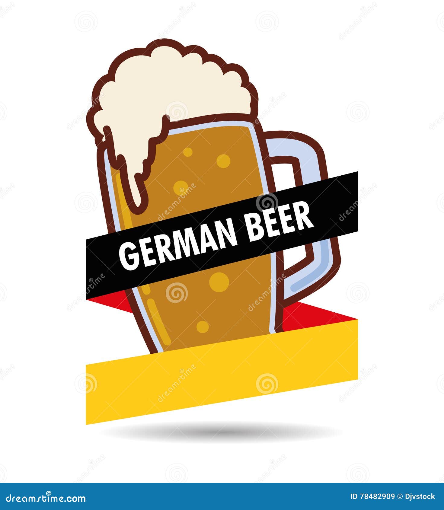 Premium Quality German Beer Stock Vector - Illustration of germany ...