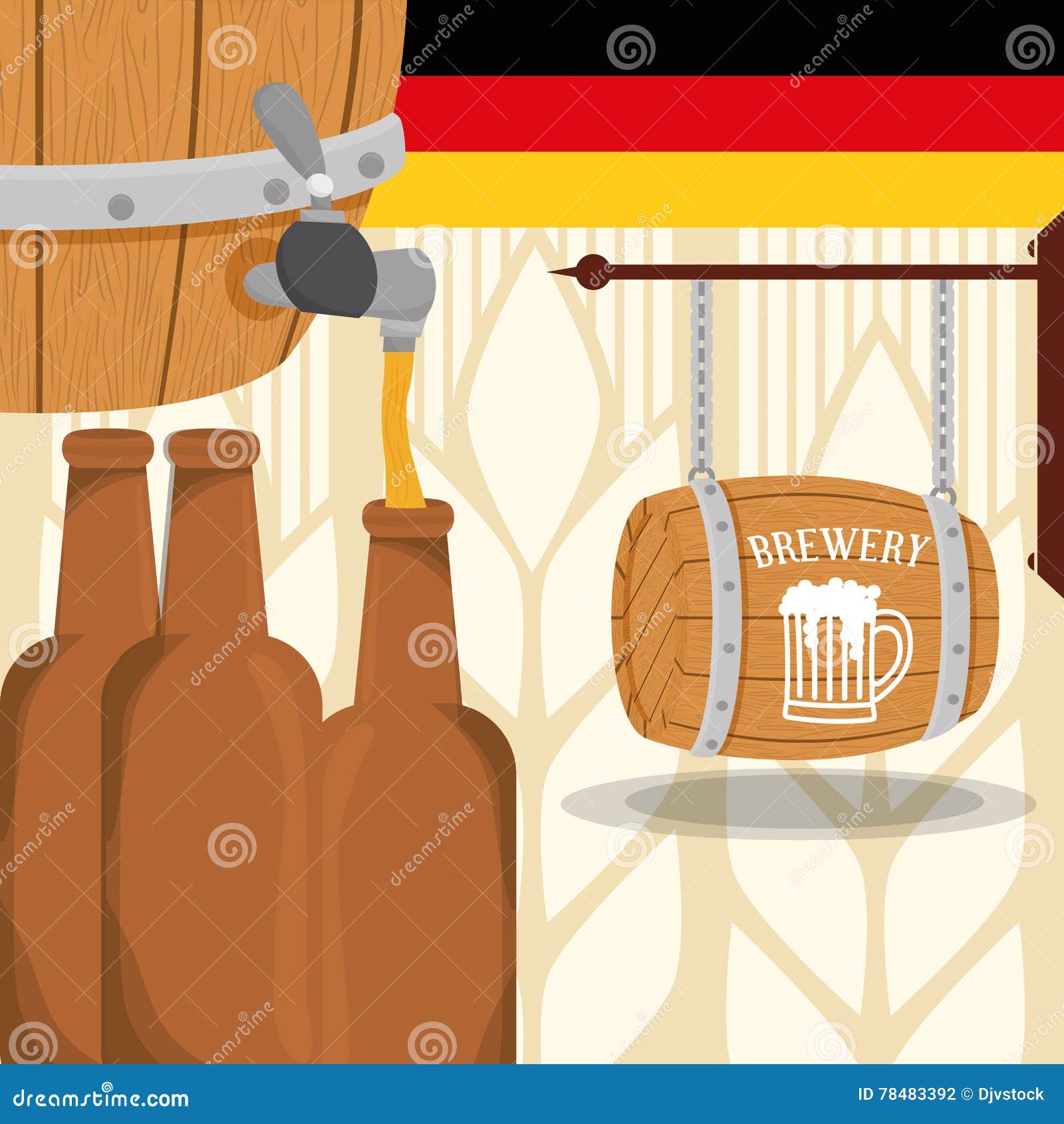 Premium Quality German Beer Stock Vector - Illustration of emblem ...