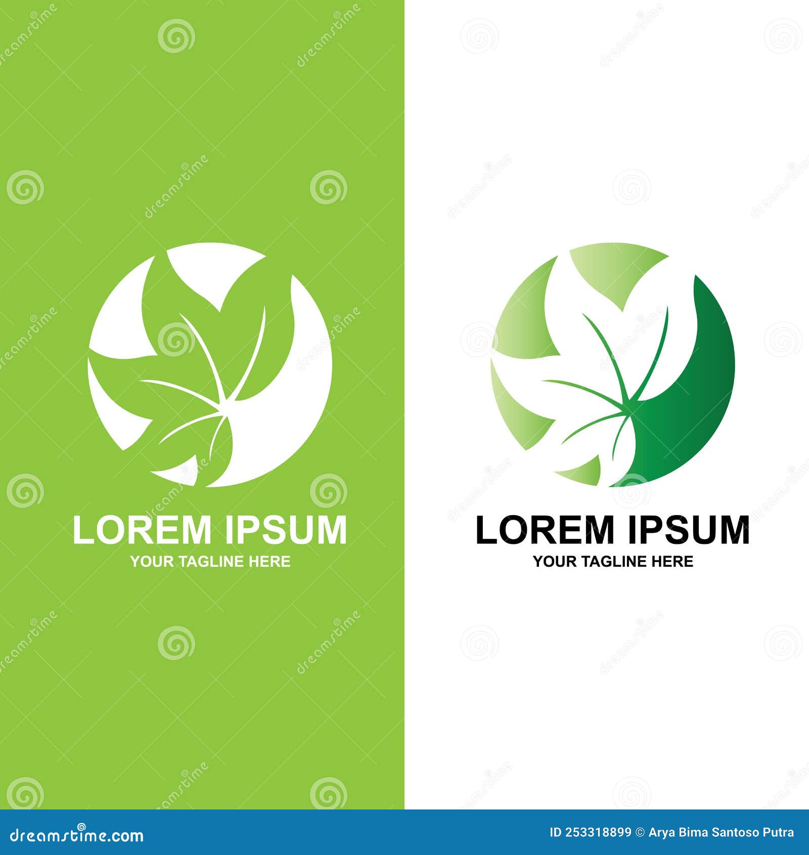 Premium Quality Green Leaf Plant Logo Vector Symbol Stock Vector ...