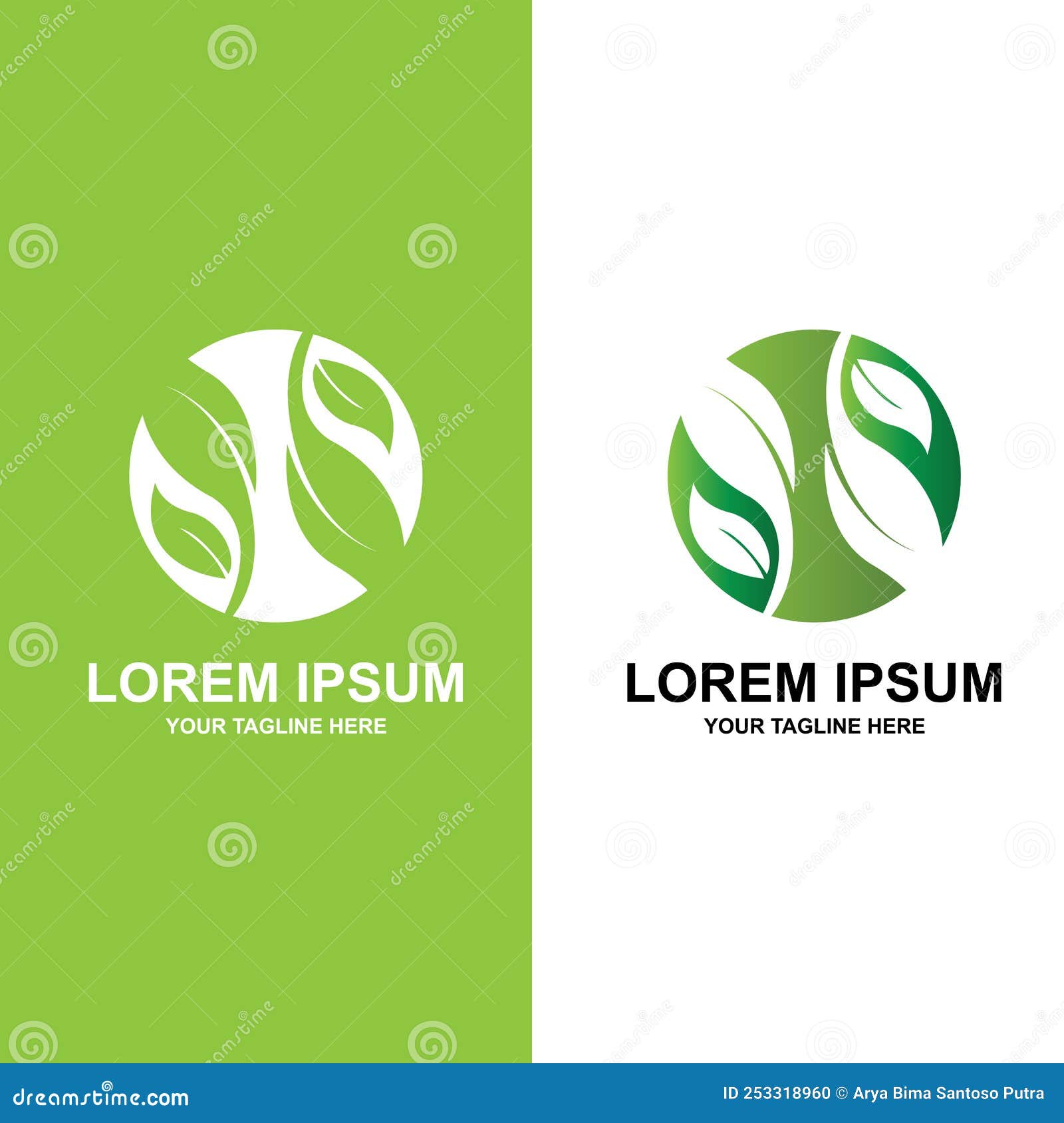 Premium Quality Green Leaf Plant Logo Vector Symbol Stock Vector ...