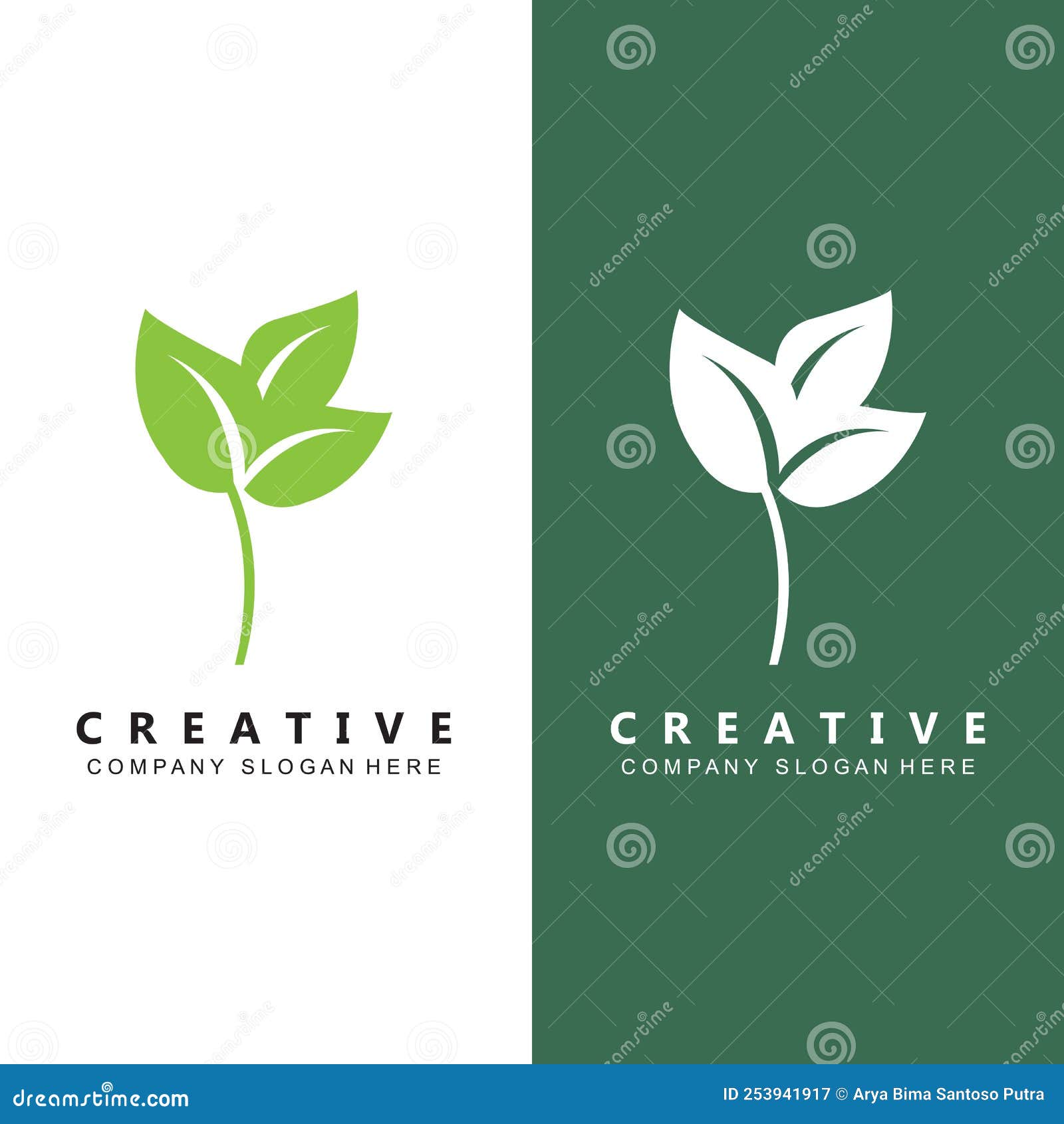 Premium Quality Green Leaf Plant Logo Vector Symbol Stock Vector ...