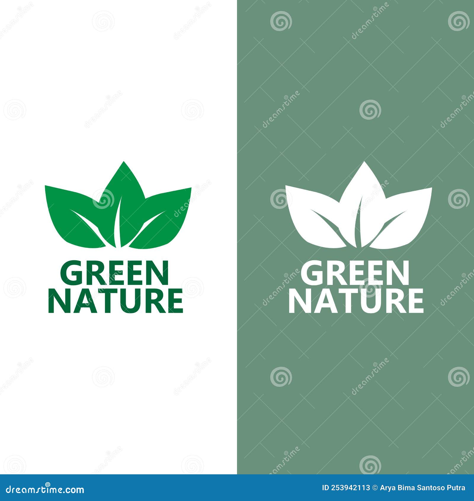 Premium Quality Green Leaf Plant Logo Vector Symbol Stock Vector ...