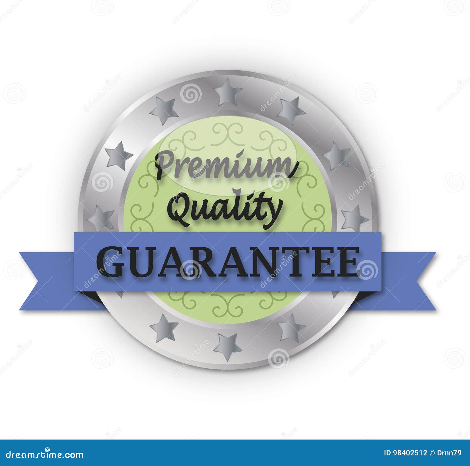 Premium Quality Guarantee Button Stock Vector - Illustration of metal ...