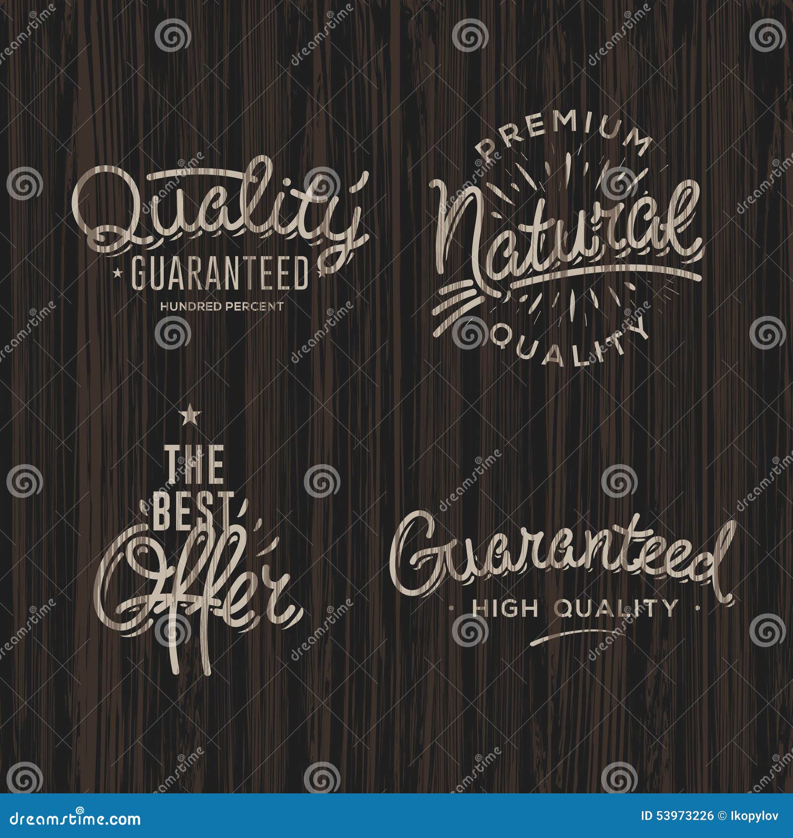 Premium quality labels stock vector. Illustration of graphic - 53973226