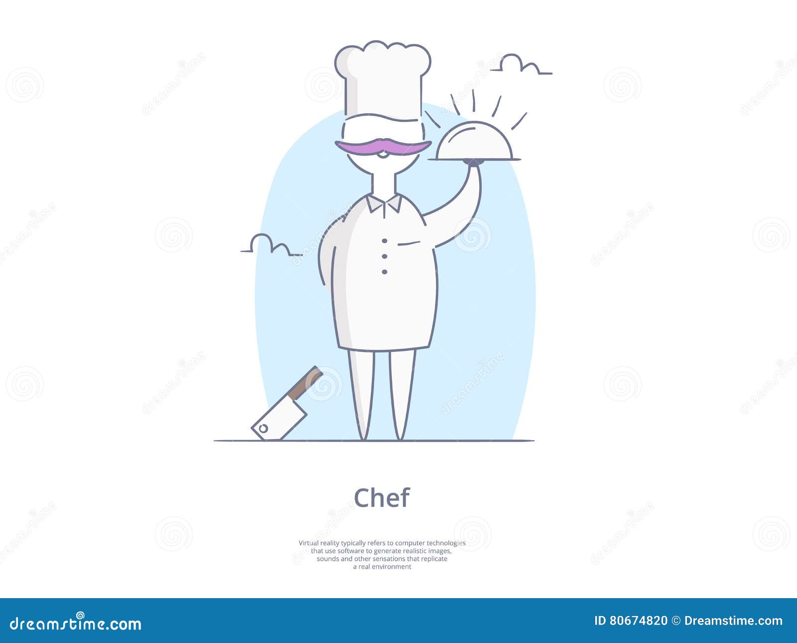 Premium Quality Line Icon and Concept Set: Young Professional Chefs ...