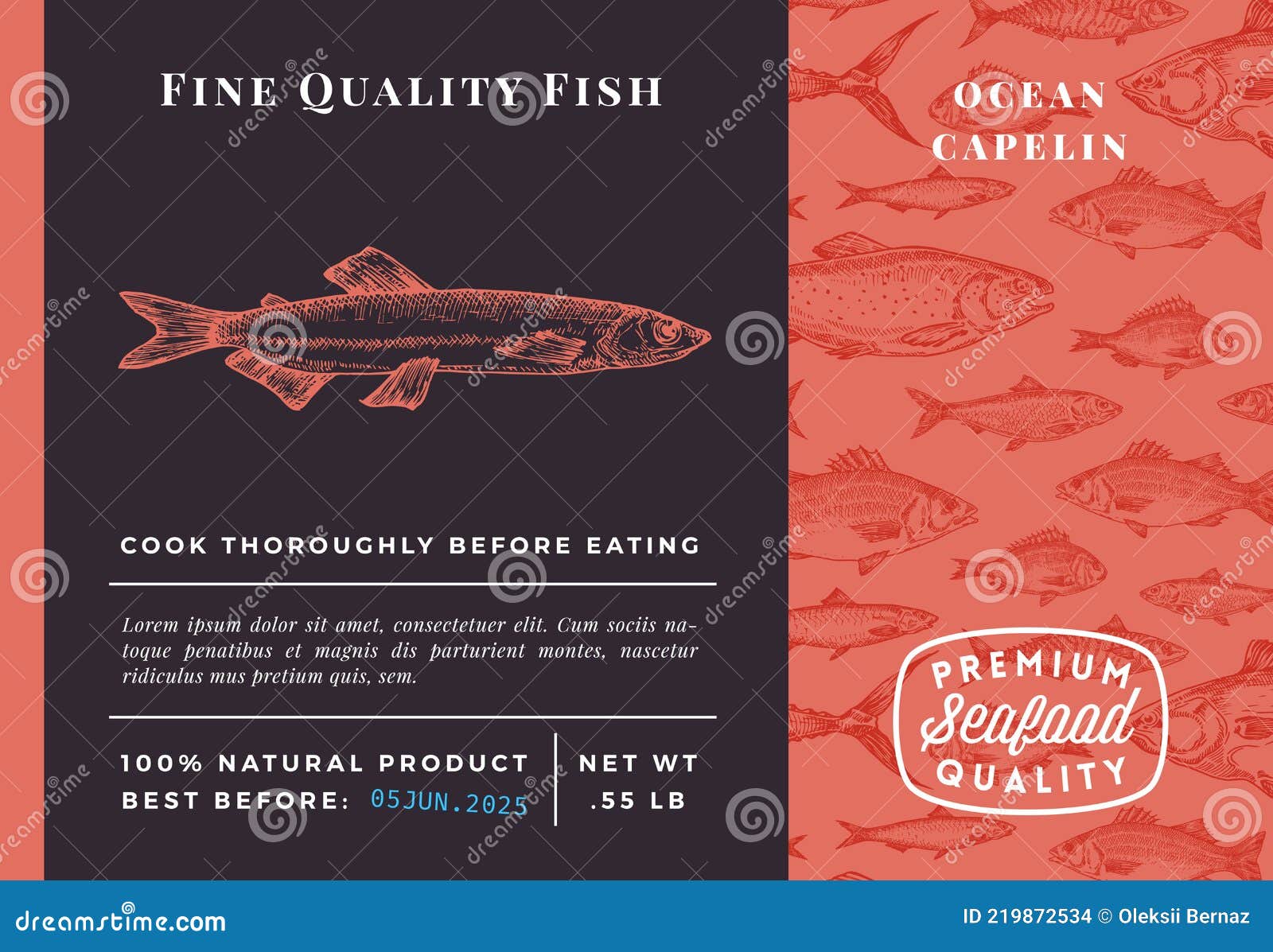 Capelin Fish Color Cartoon Illustration. | CartoonDealer.com #69022223