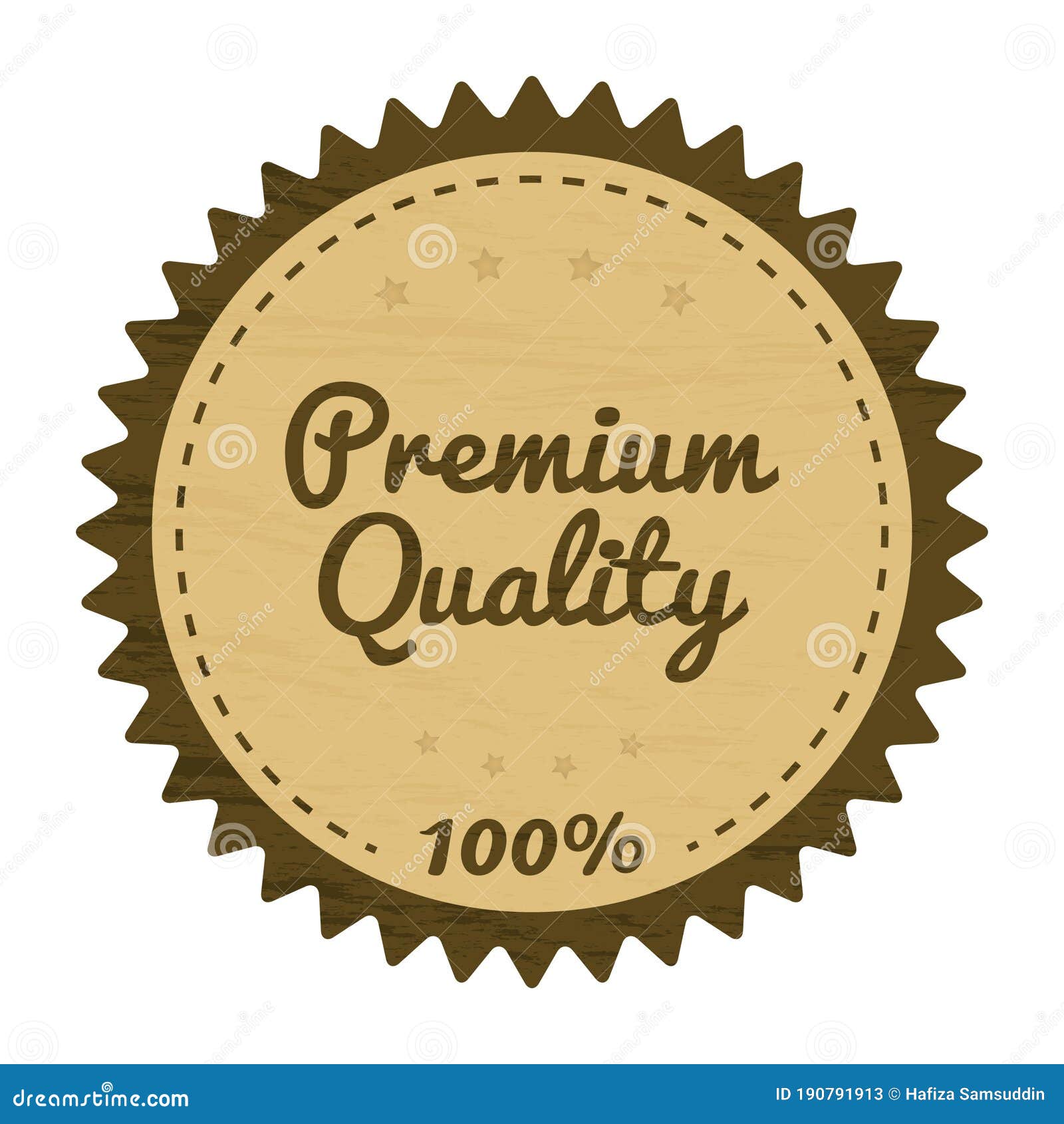 Premium Quality Product Label Design. Vector Illustration Decorative ...