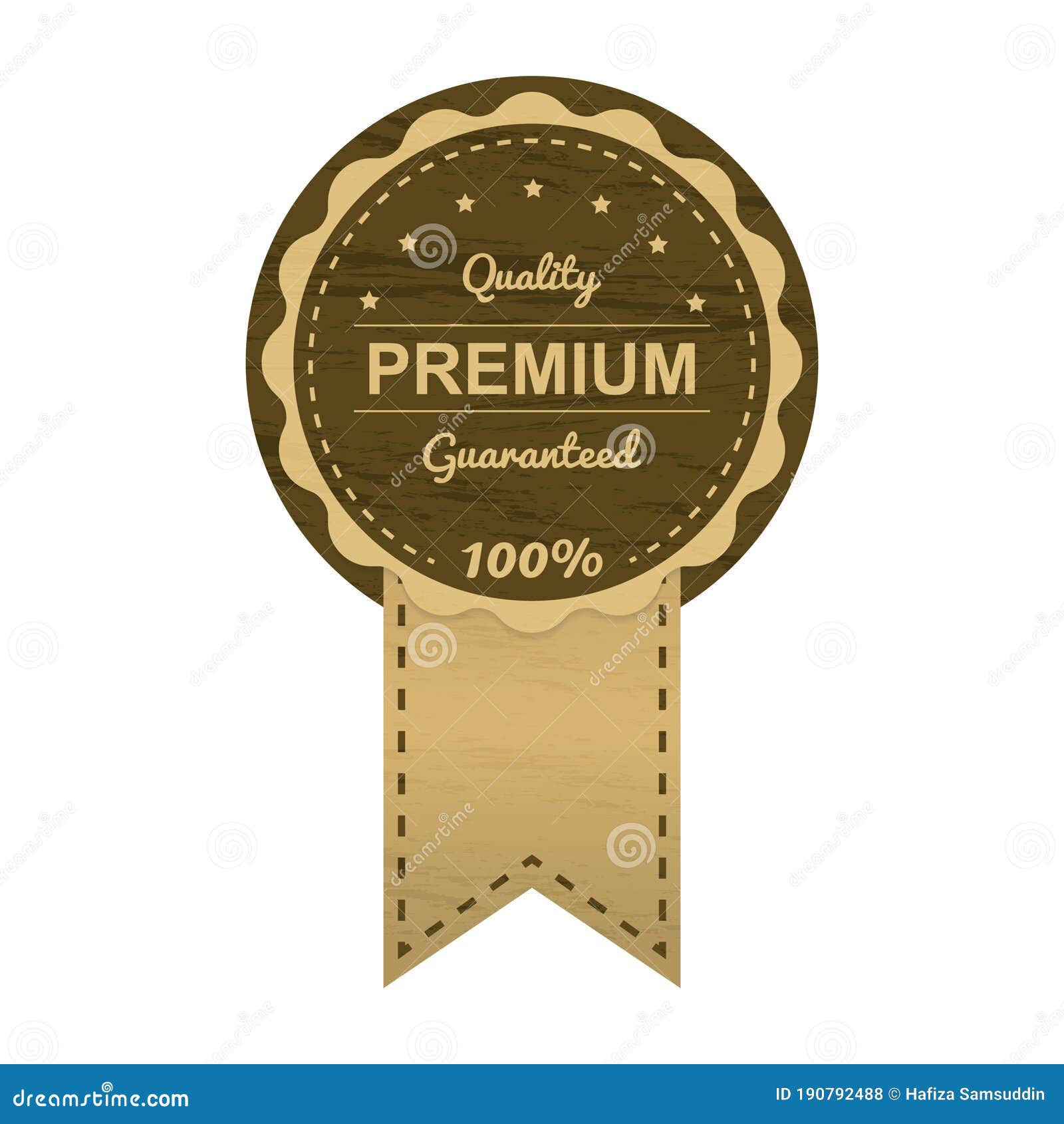 Premium Quality Product Label Design. Vector Illustration Decorative ...