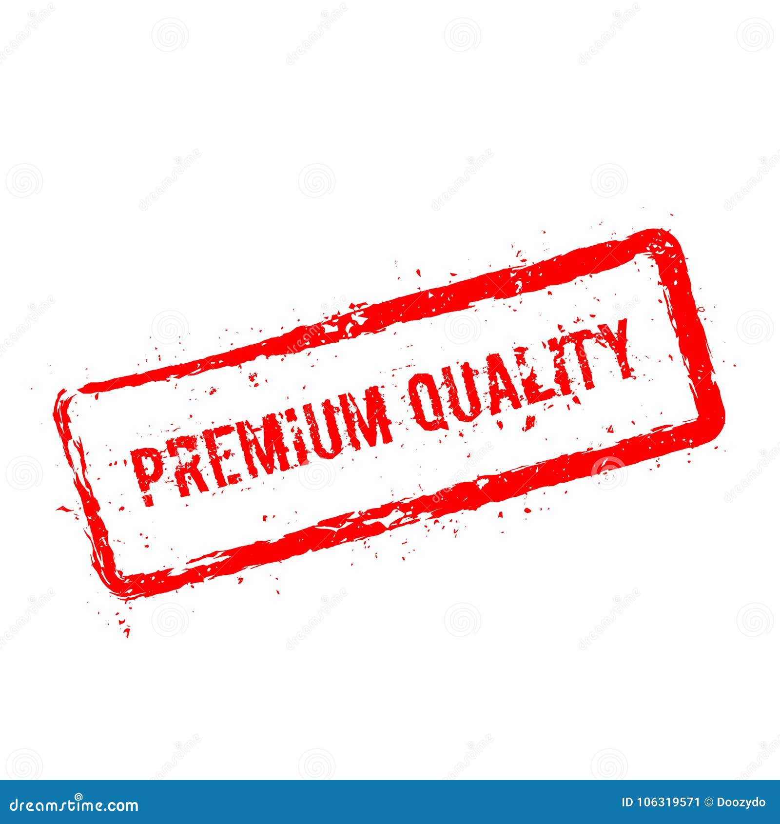 Premium Quality Red Rubber Stamp Isolated on. Stock Vector ...