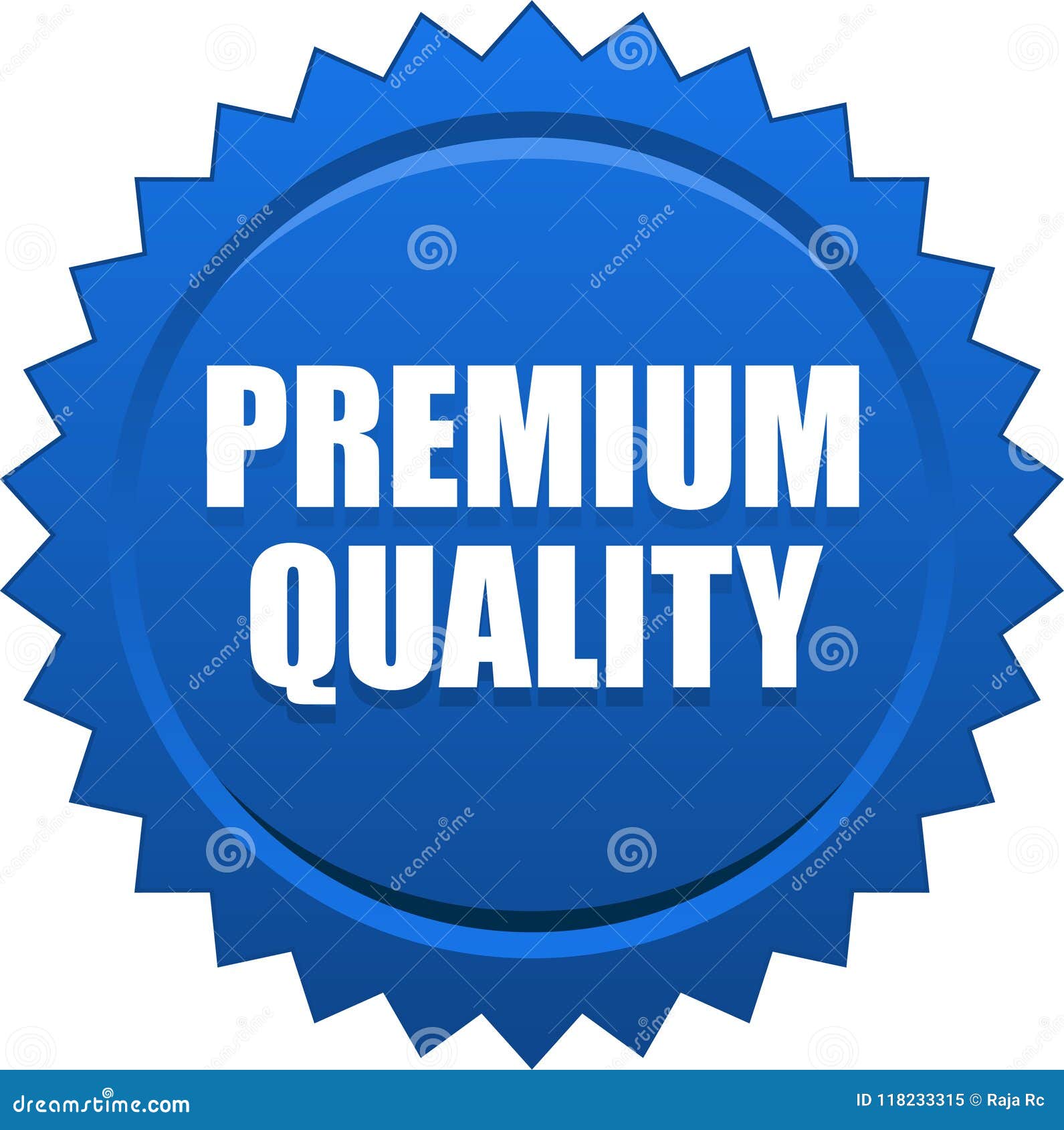 Premium Quality Seal Stamp Blue Stock Vector - Illustration of business ...