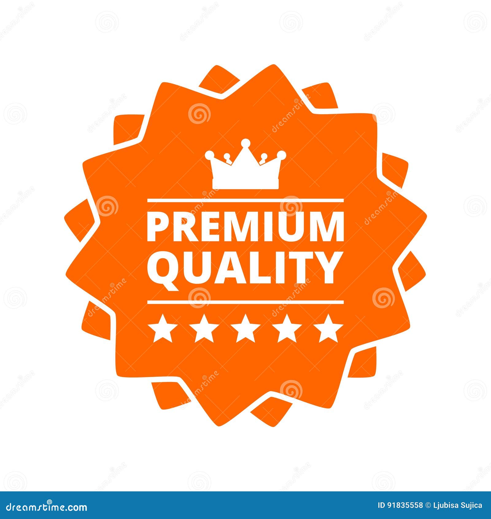 Premium Quality Sign Icon Button Stock Vector - Illustration of grunge ...