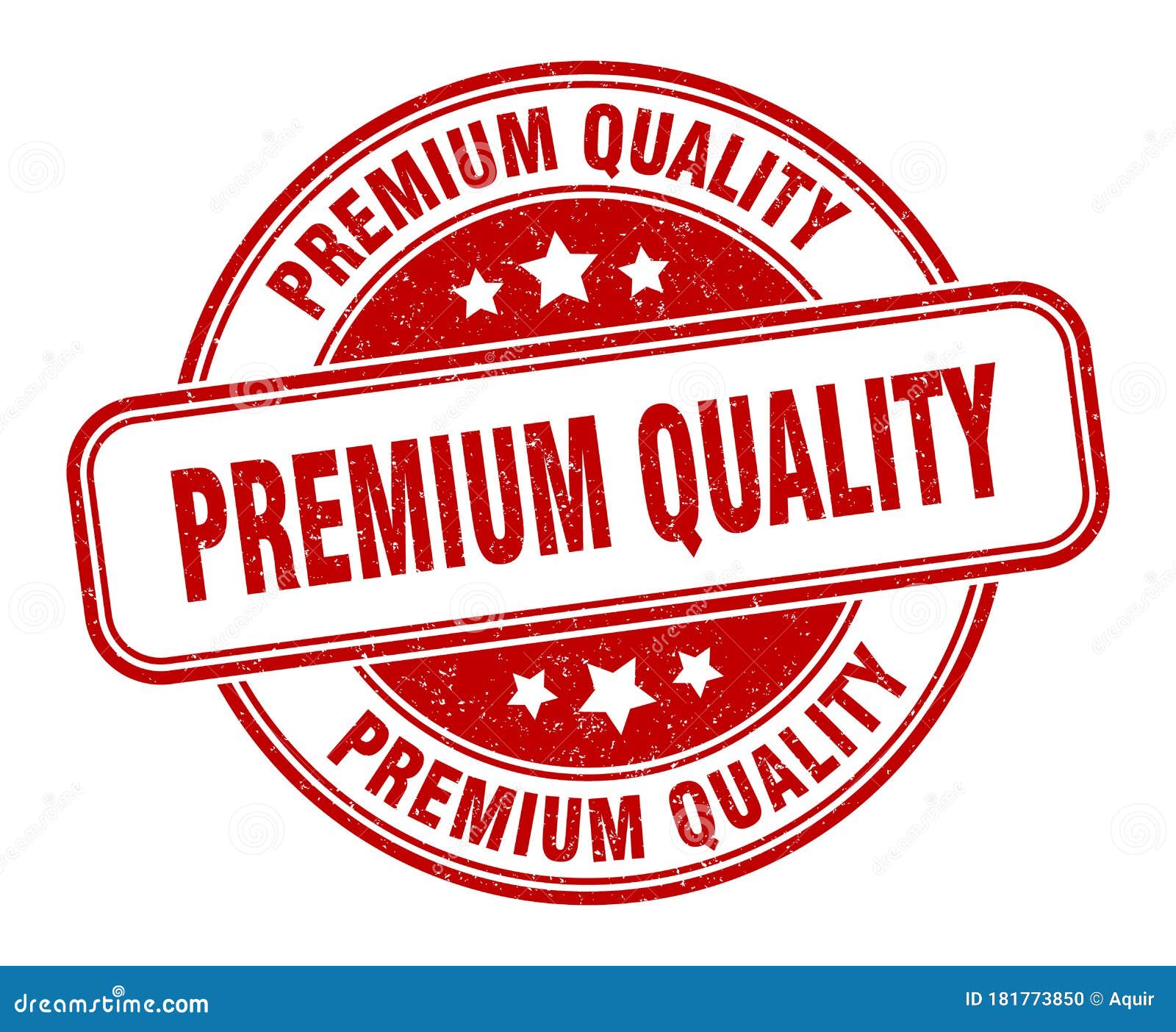 Premium Quality Stamp. Premium Quality Round Grunge Sign Stock Vector ...