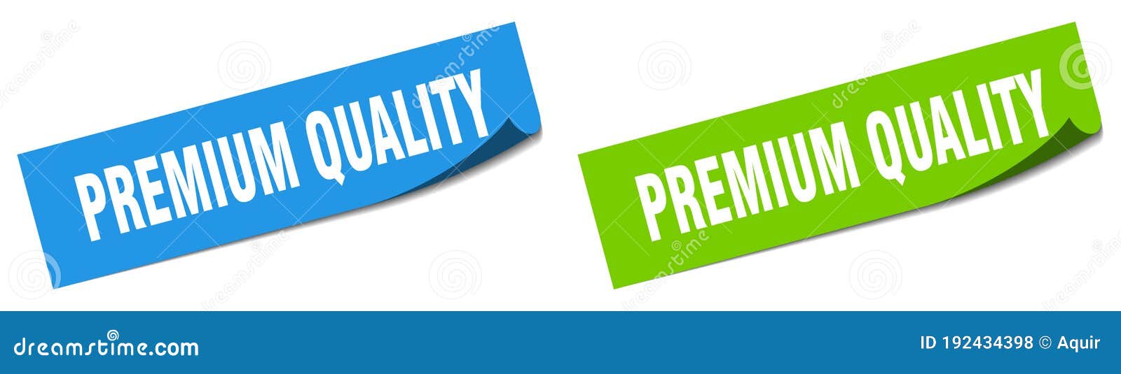 Premium Quality Sticker. Premium Quality Sign Set Stock Vector ...