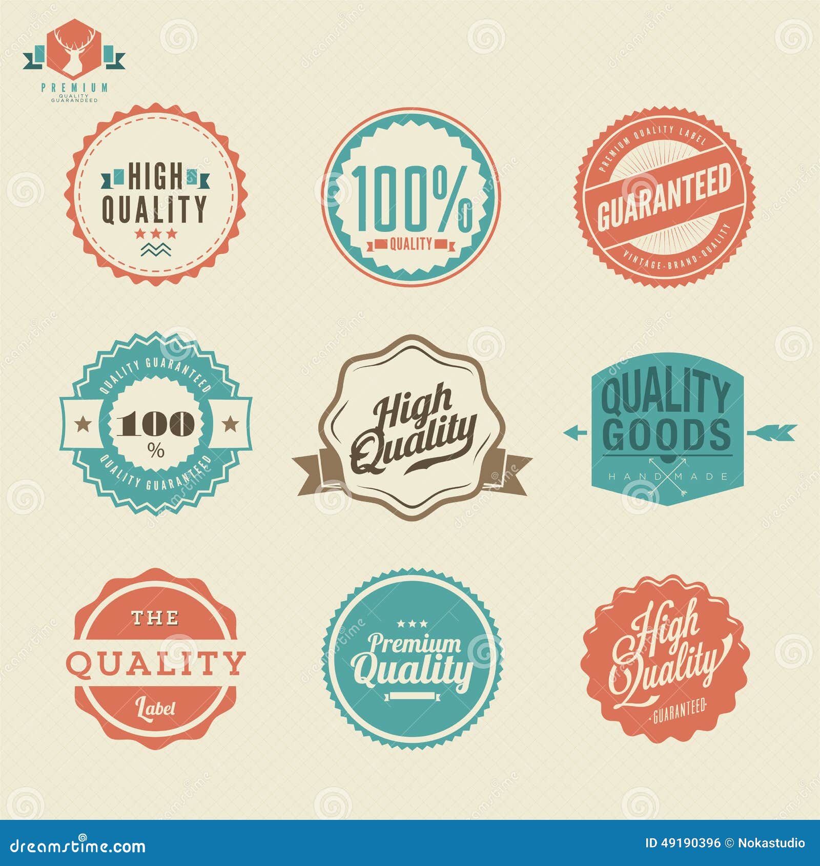 Premium Quality Stickers and Element Labels Stock Illustration ...
