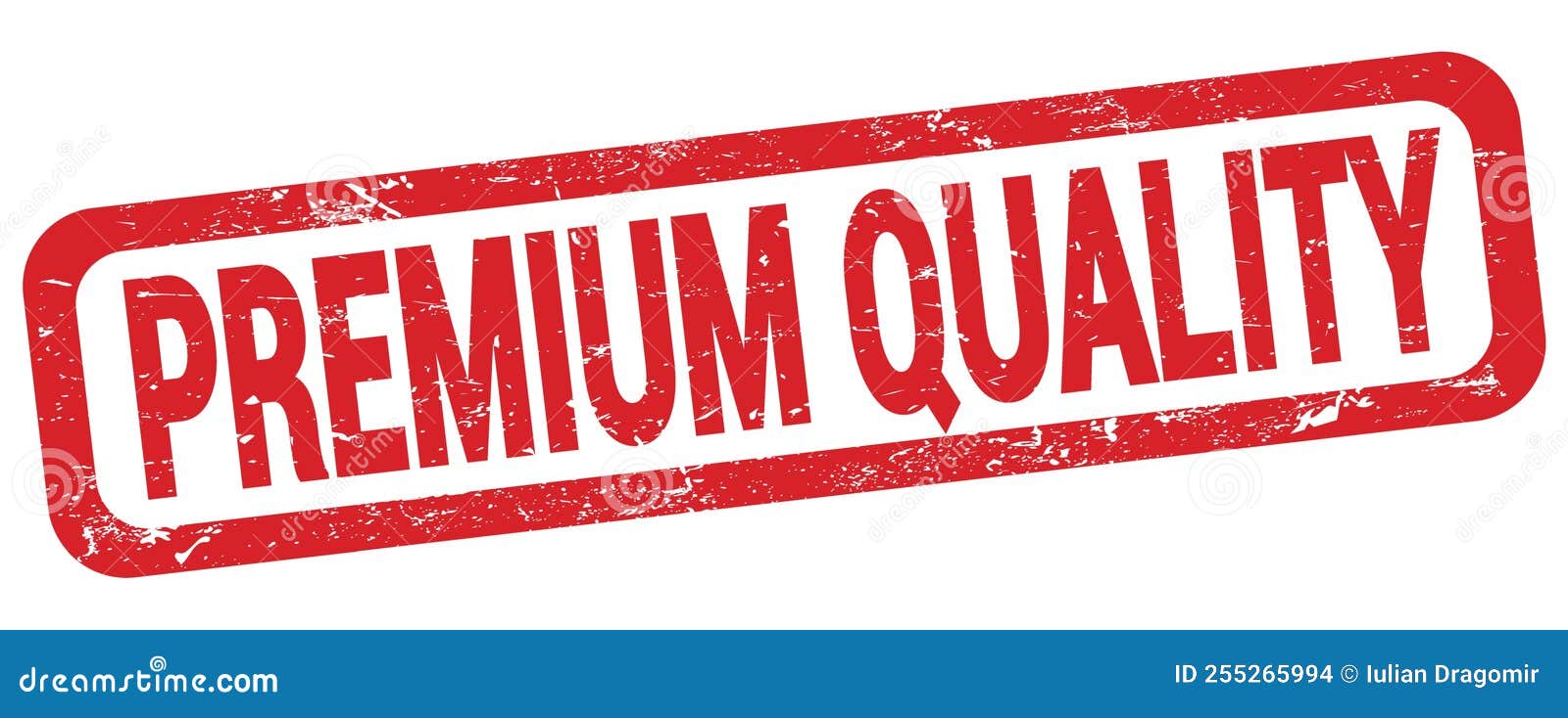 PREMIUM QUALITY Text Written on Red Rectangle Stamp Stock Illustration ...