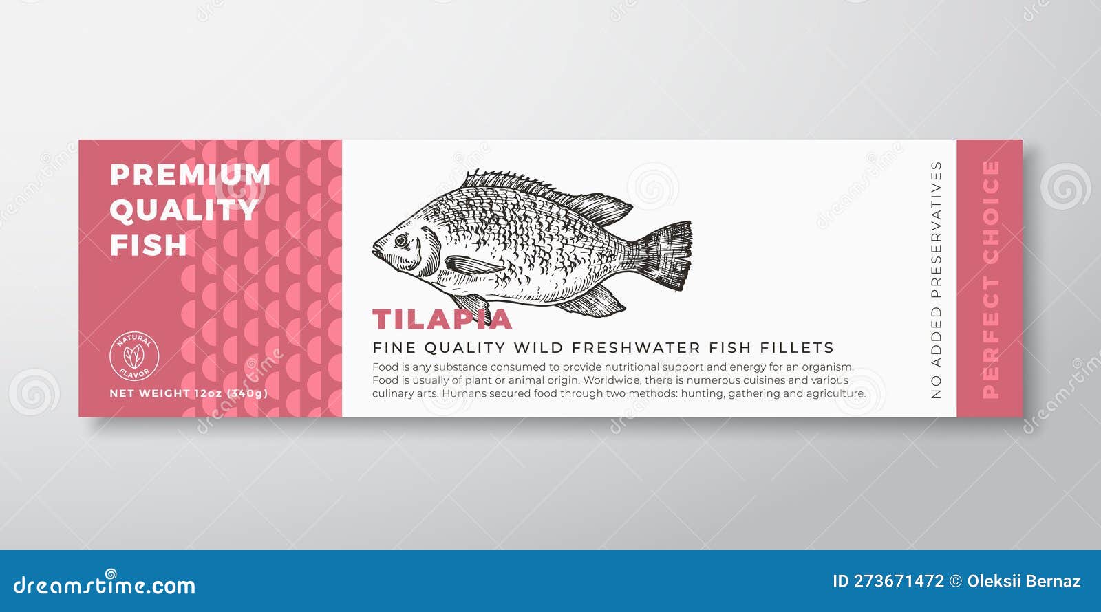 Tilapia Freshwater Fish, Fresh Aquatic Fish Species Cartoon Vector ... Tilapia Freshwater Fish, Fresh Aquatic Fish Species Cartoon Vector ...