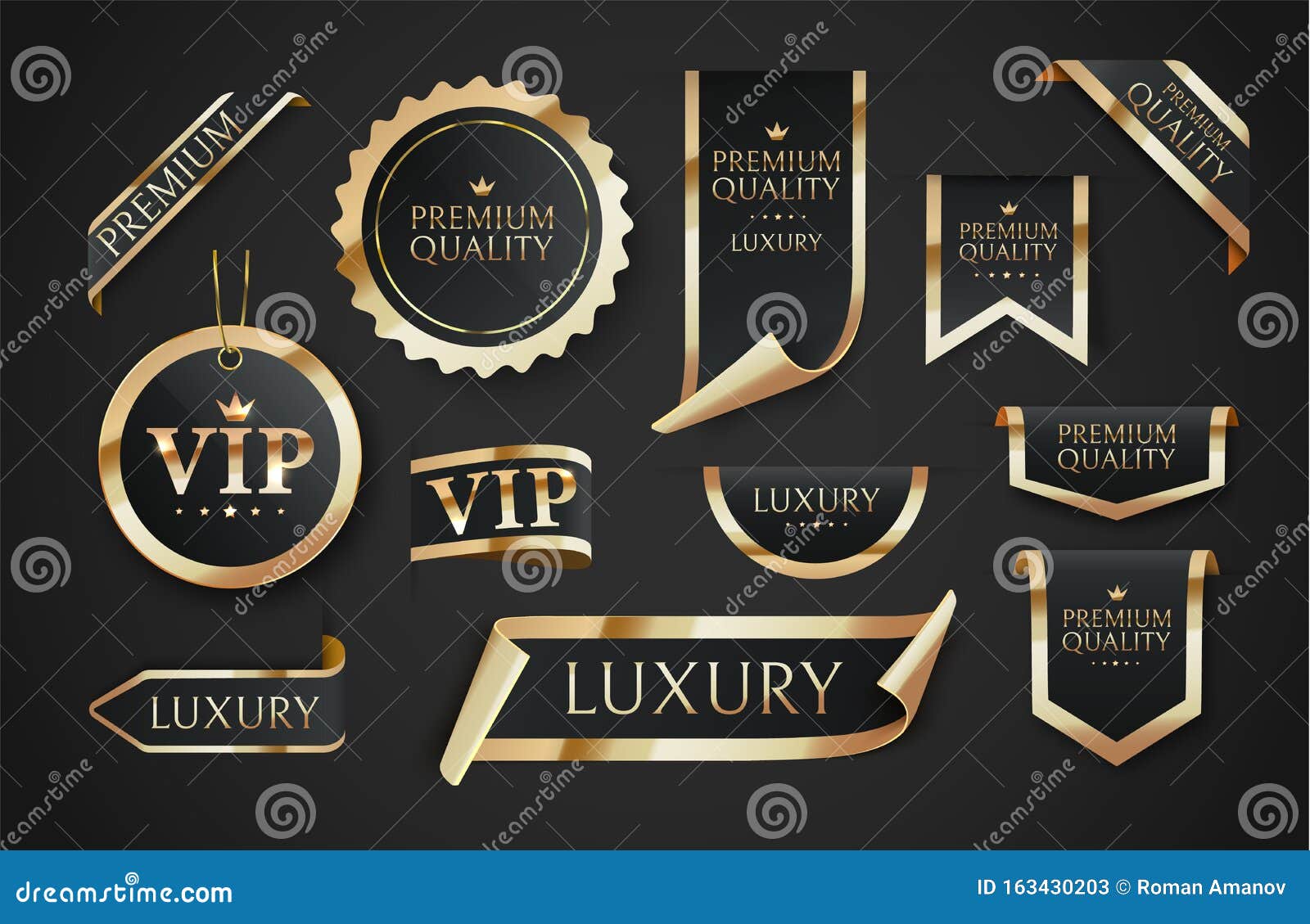 Premium Quality Vector Badges or Tag Stock Vector - Illustration of ...