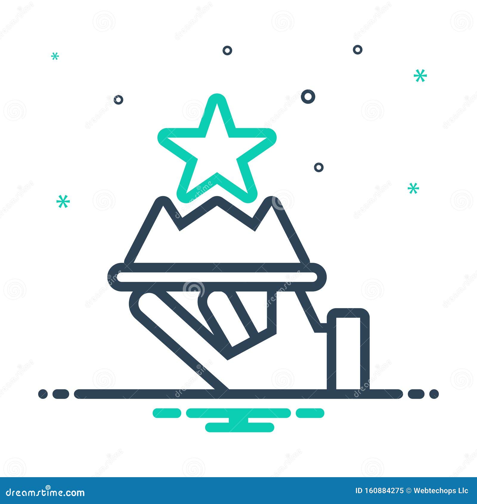 Mix Icon for Premium Service, Privilege and Experience Stock Vector ...