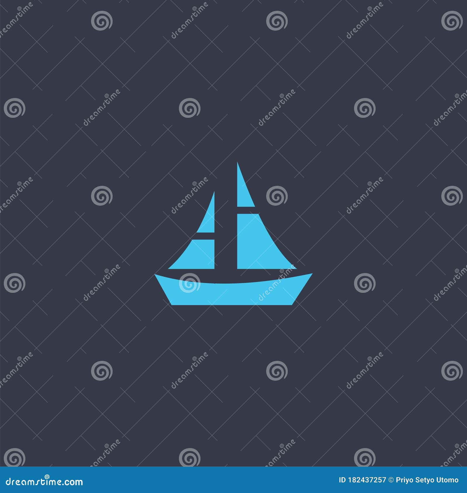 Premium Ship Logo with Modern Concept Stock Vector - Illustration of ...
