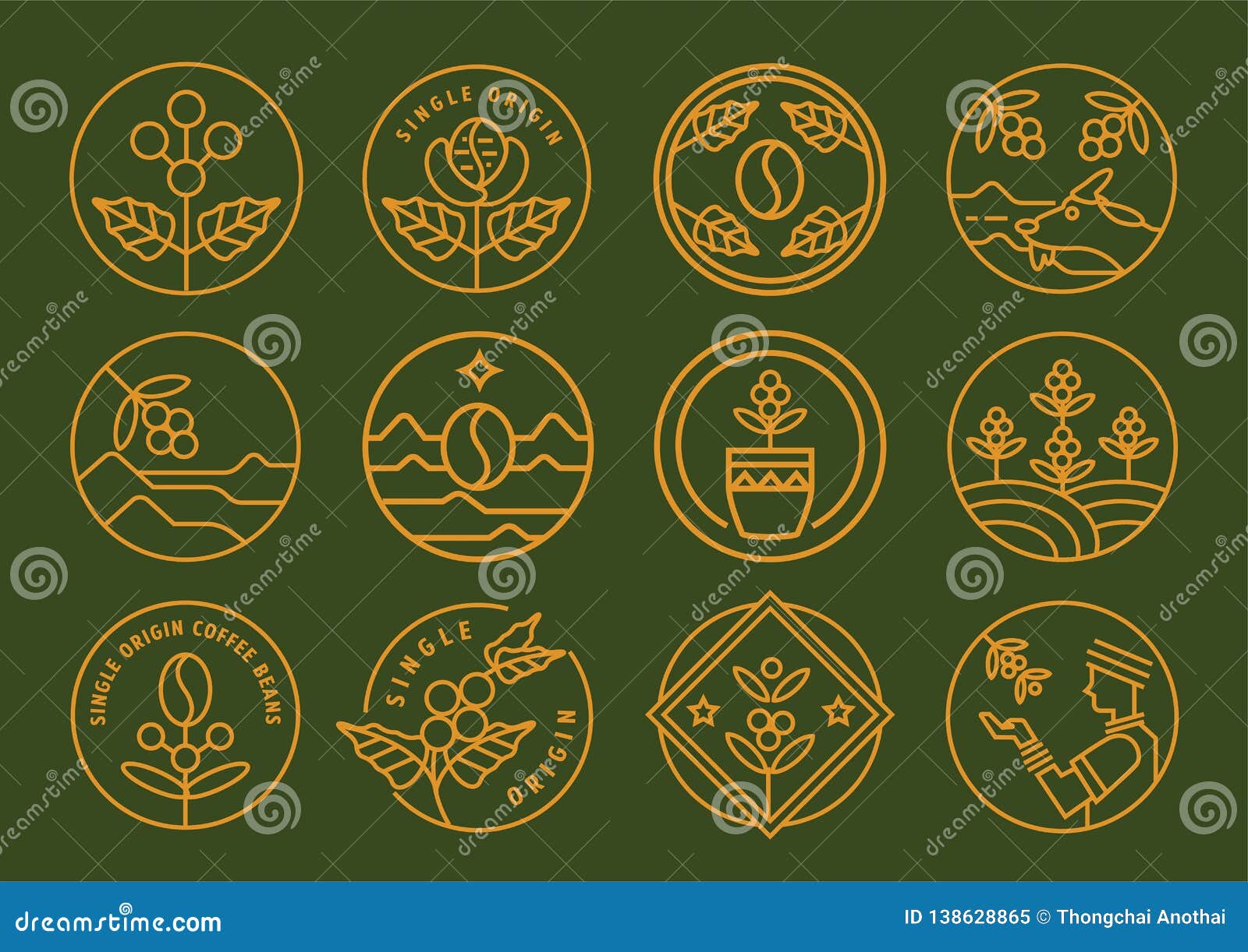 Single Origin Kopi Luwak Coffee Cartoon Vector | CartoonDealer.com ...