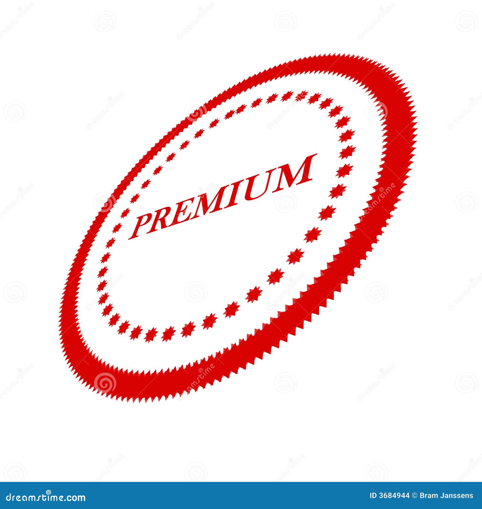 Premium stamp stock illustration. Illustration of premium - 3684944