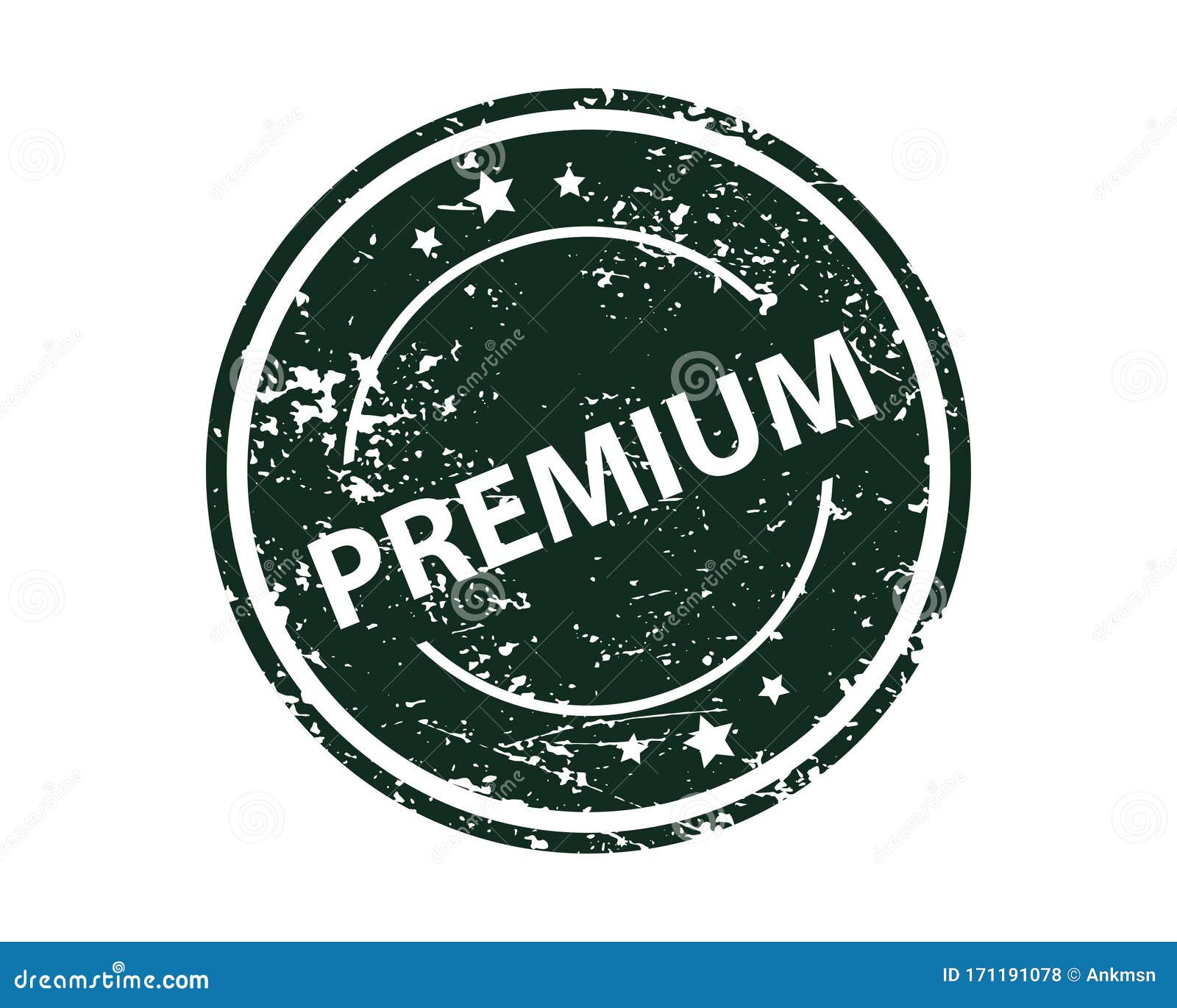 Premium Stamp Vector Texture. Rubber Cliche Imprint Stock Vector ...