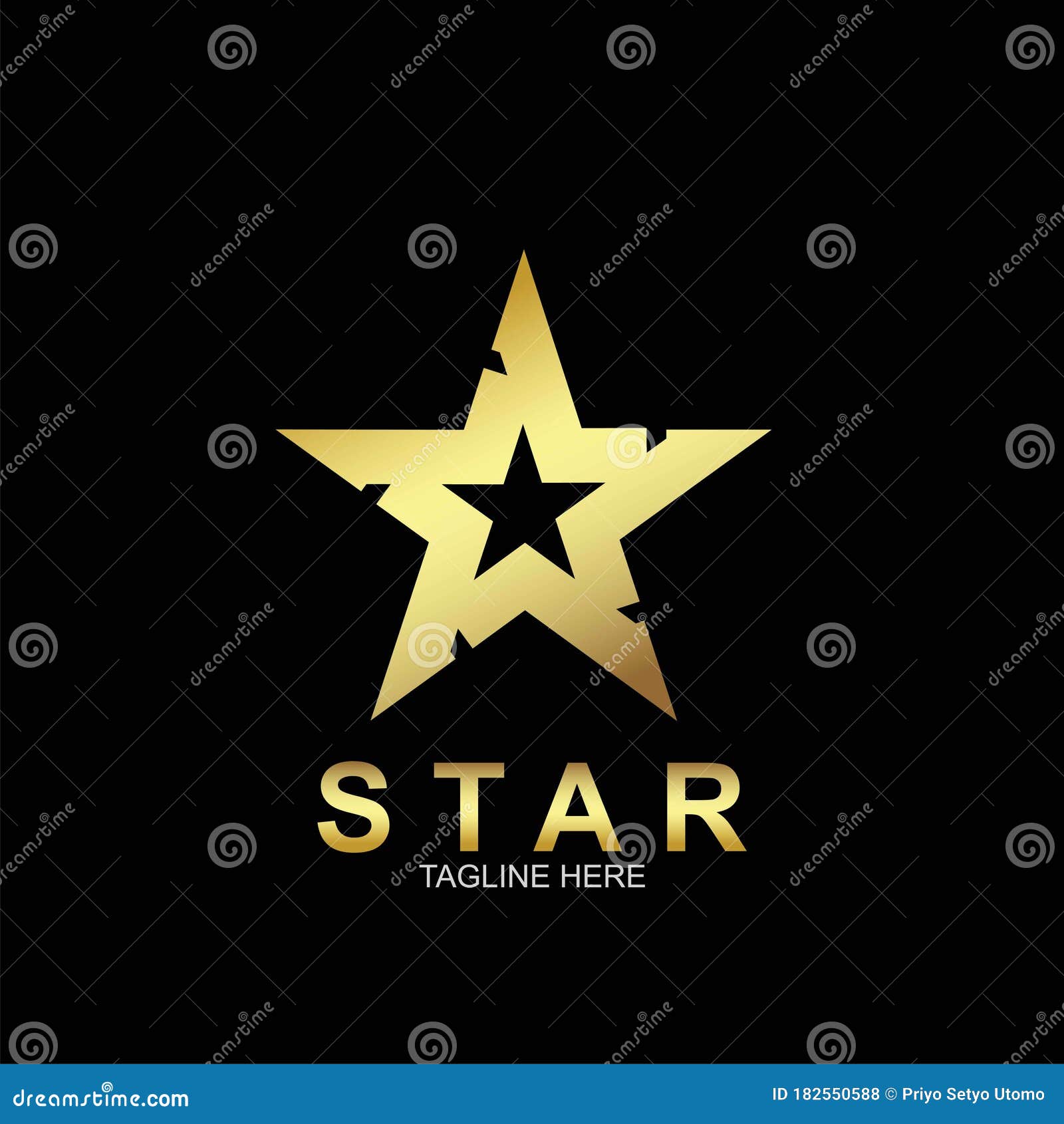 Premium star logo design stock illustration. Illustration of emblem ...