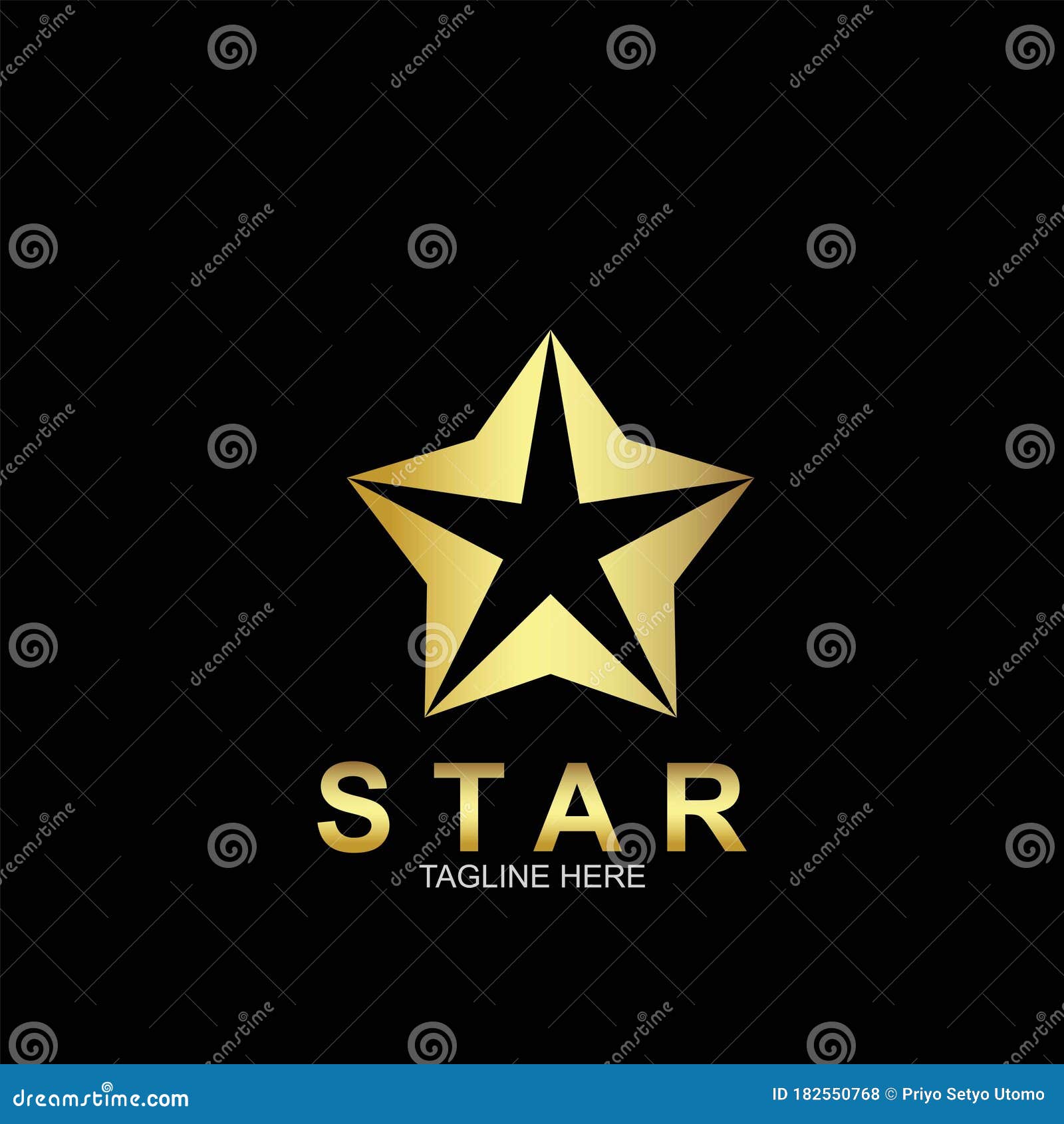Premium star logo design stock illustration. Illustration of sign ...