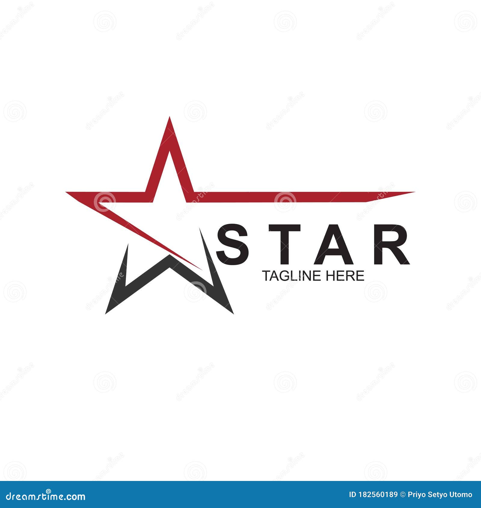 Premium star logo design stock vector. Illustration of style - 182560189